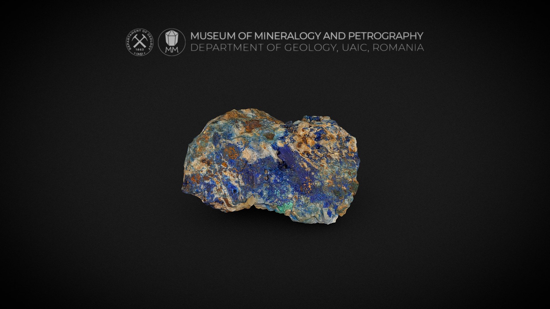 Linarite in association with Malachite - 3D model by Museum of ...