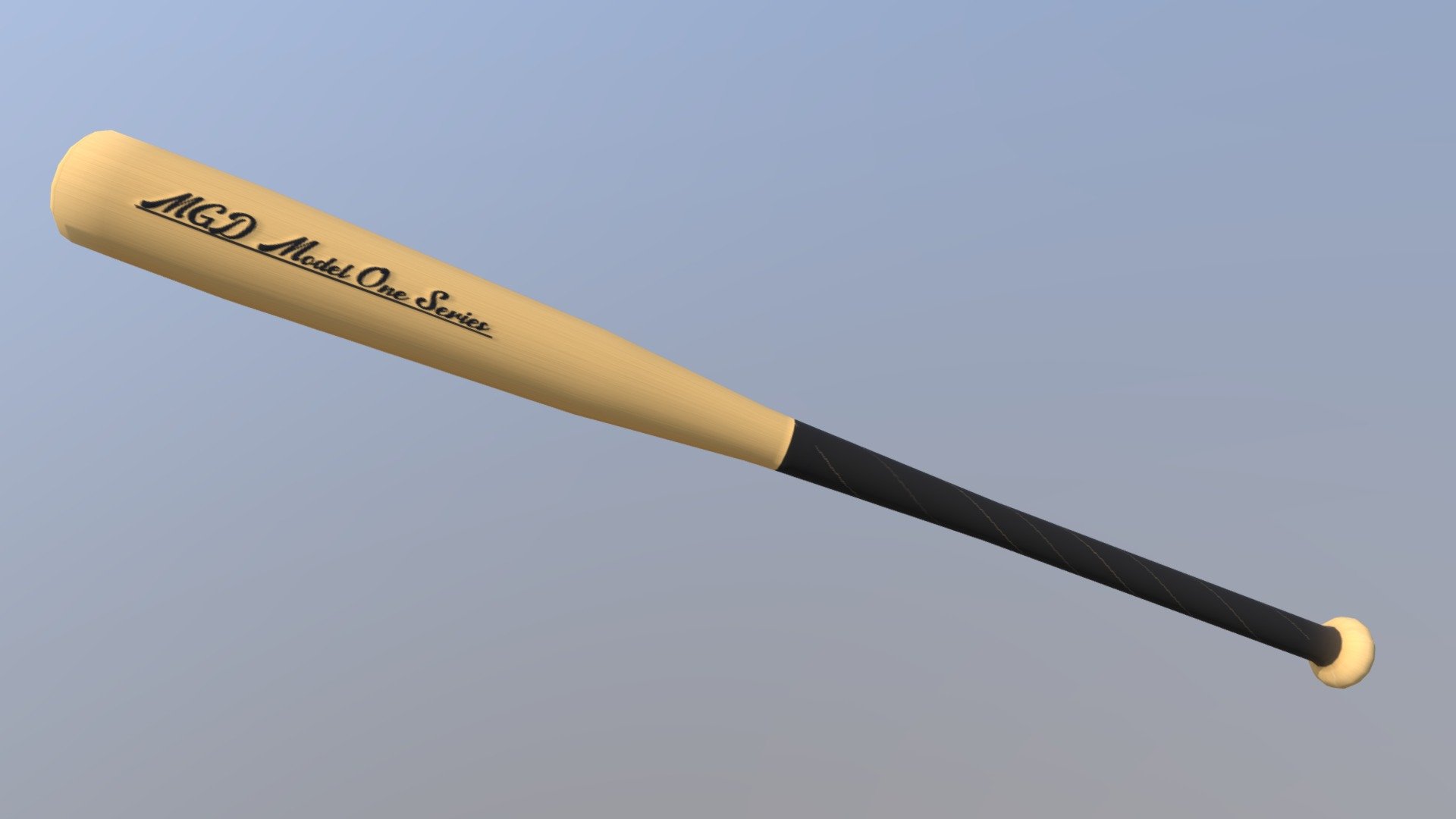 Baseball Bat - 3D model by Amanda Baker (@abgamedesign) [2edaabb ...