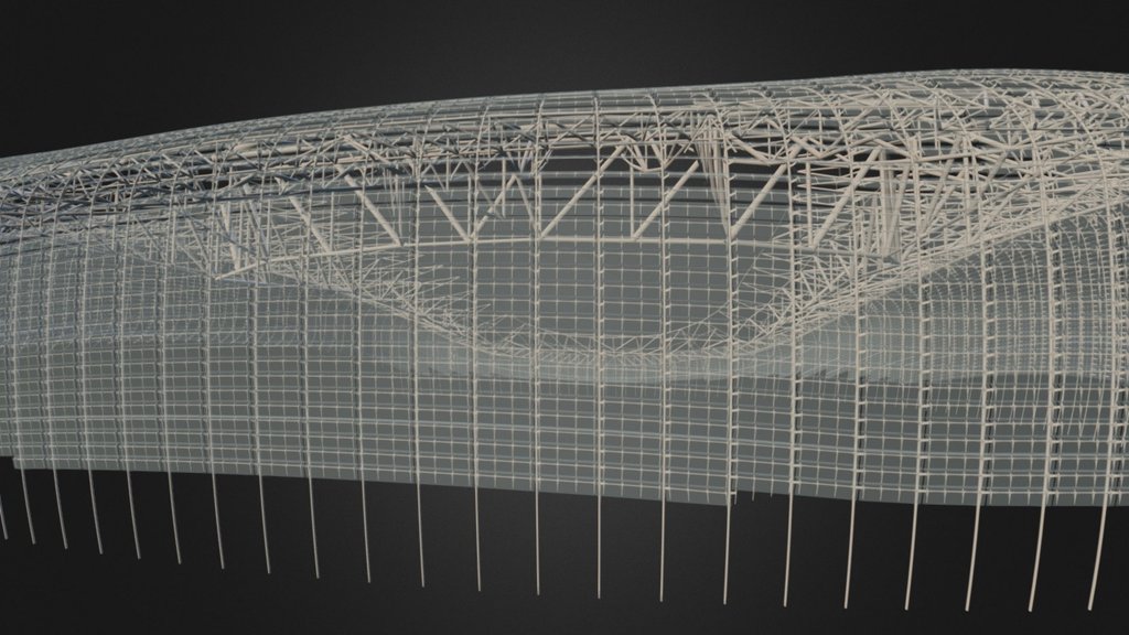 AVIVA Stadium Structure and Facade - Download Free 3D model by r.hudson ...