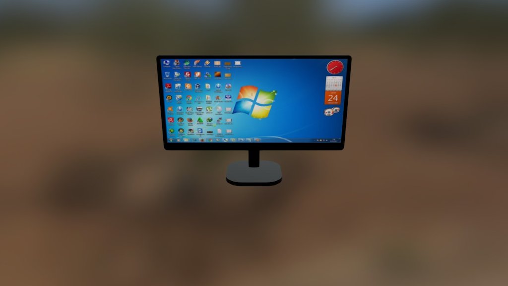 LCD Monitor - 3D model by pututtrihandoko [2edda84] - Sketchfab