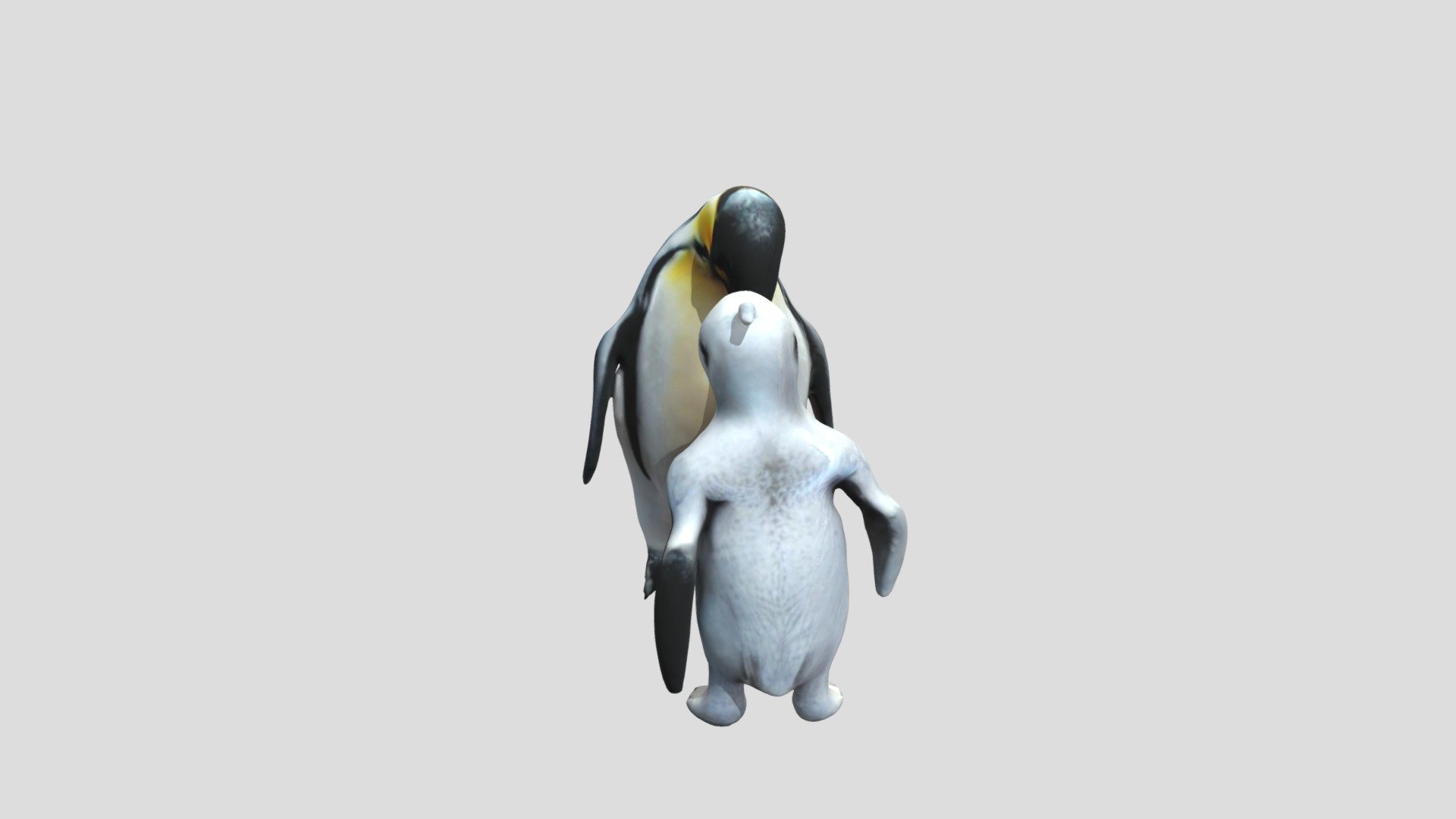 Mutant family of peguins and monkeys - 3D model by cv24 [2edeb58 ...