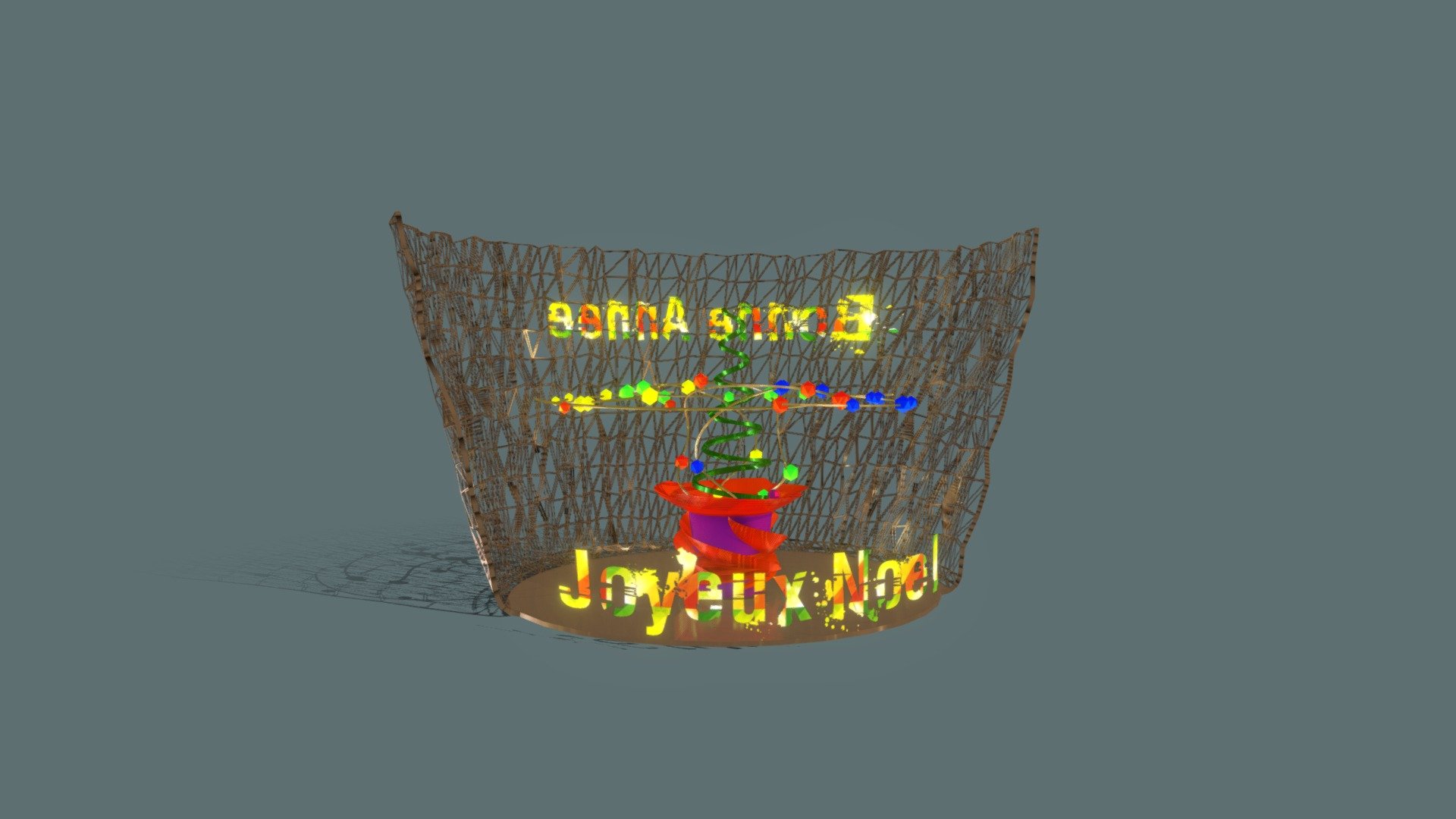 joyeux_noël - Download Free 3D model by jeanpierre3d [2edefc0] - Sketchfab
