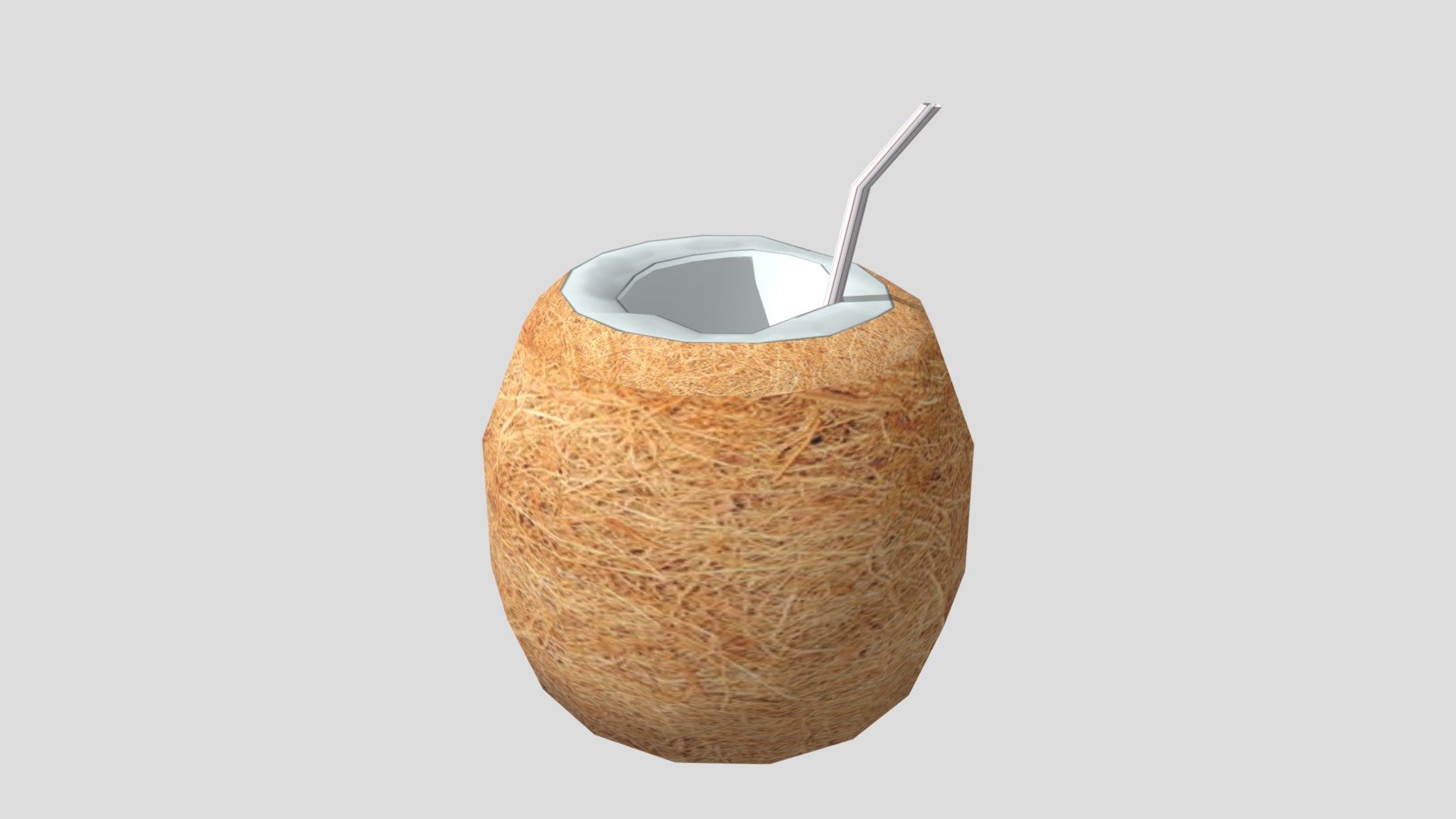 Coconut Drink - Download Free 3D model by rentless [2ee04e4] - Sketchfab