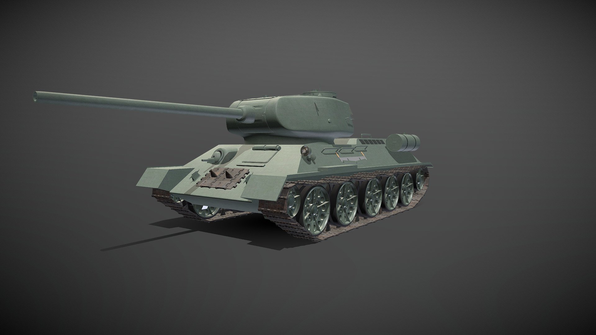 T-34-85 - Download Free 3D model by DedRam (@heirohindrima) [2ee073a ...