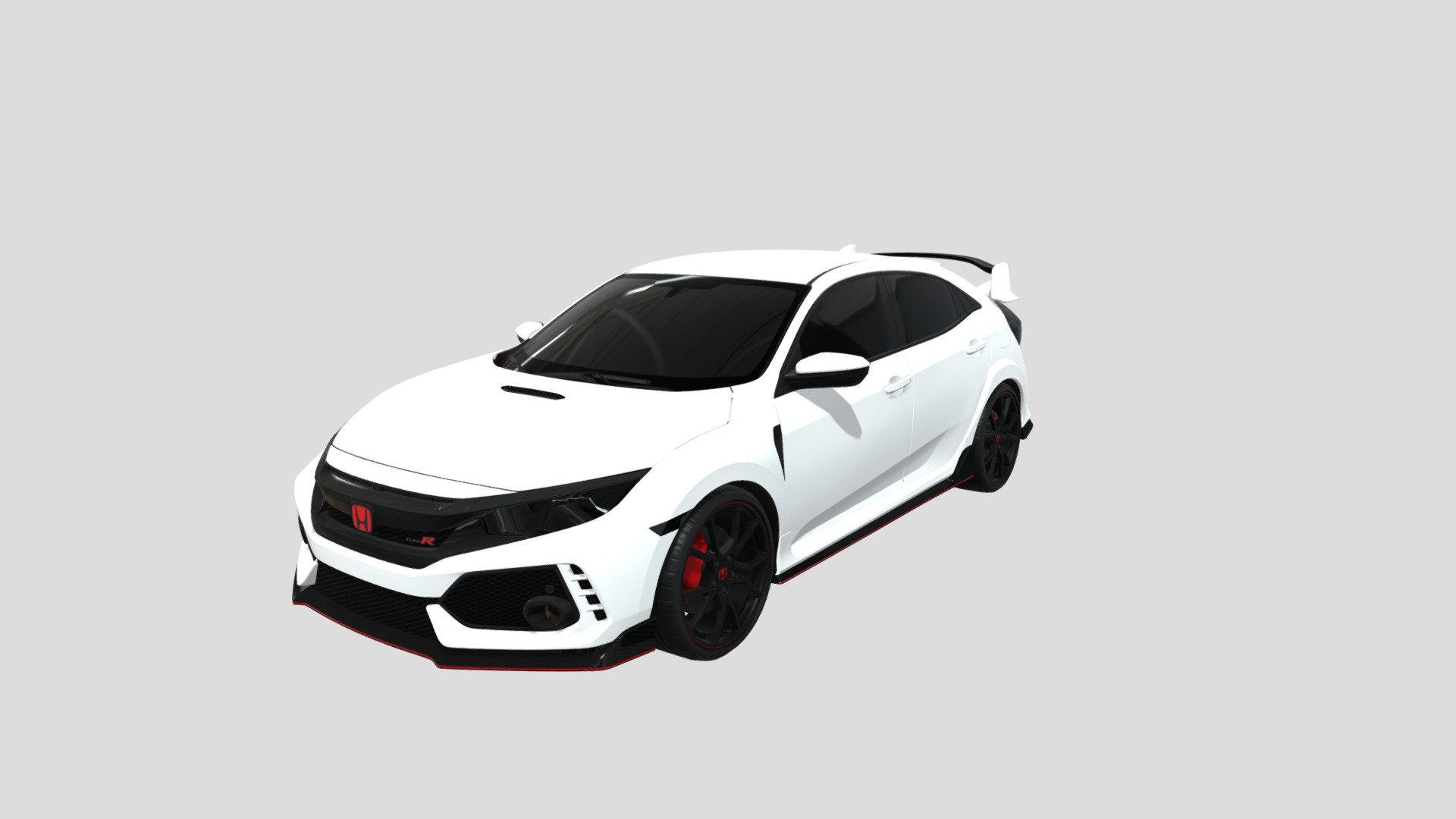 2018 Honda Civic Type R - Download Free 3D model by Bobby the TCF and ...
