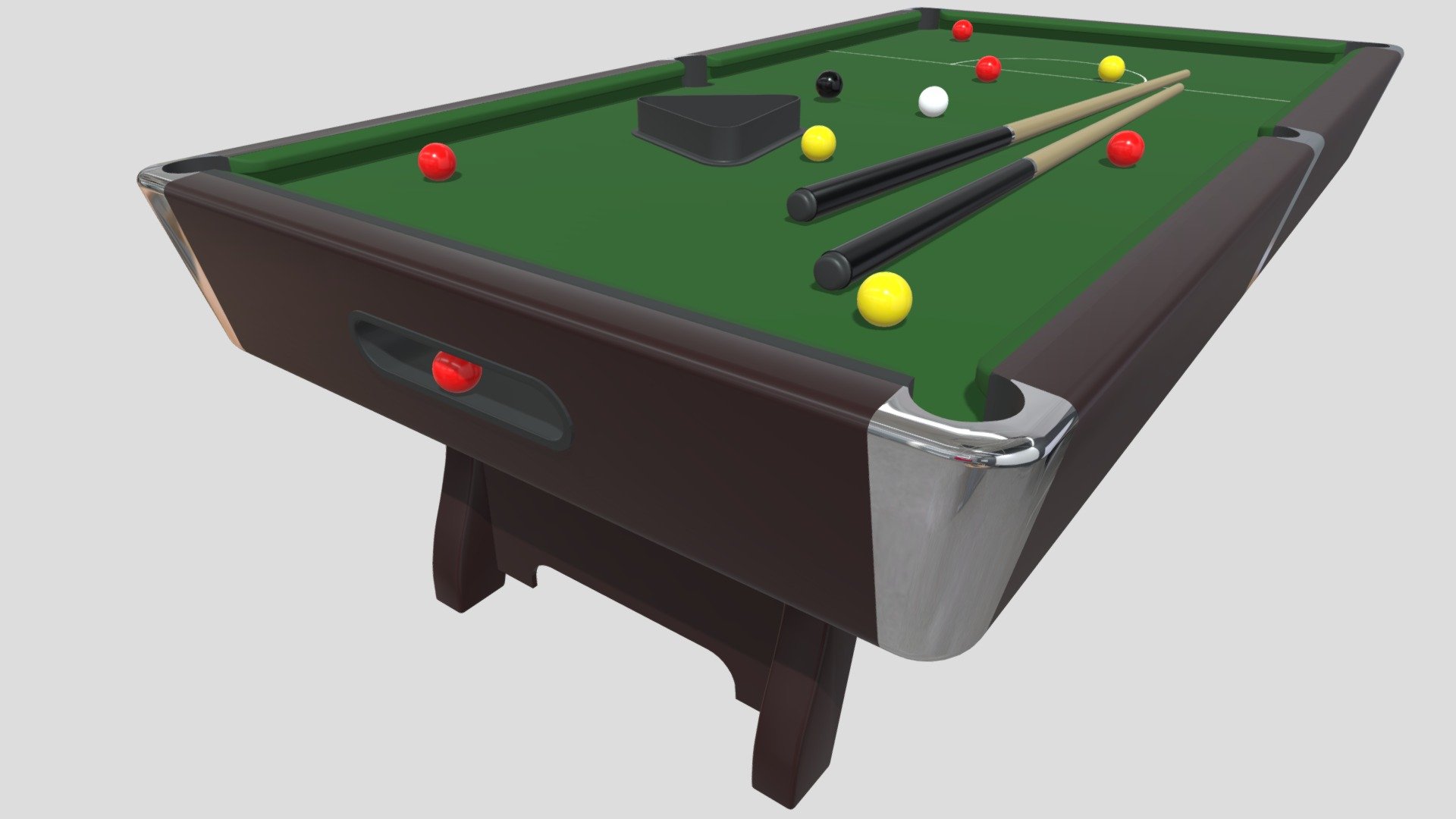 Billard - Download Free 3D model by boitaloran [2ee32fd] - Sketchfab