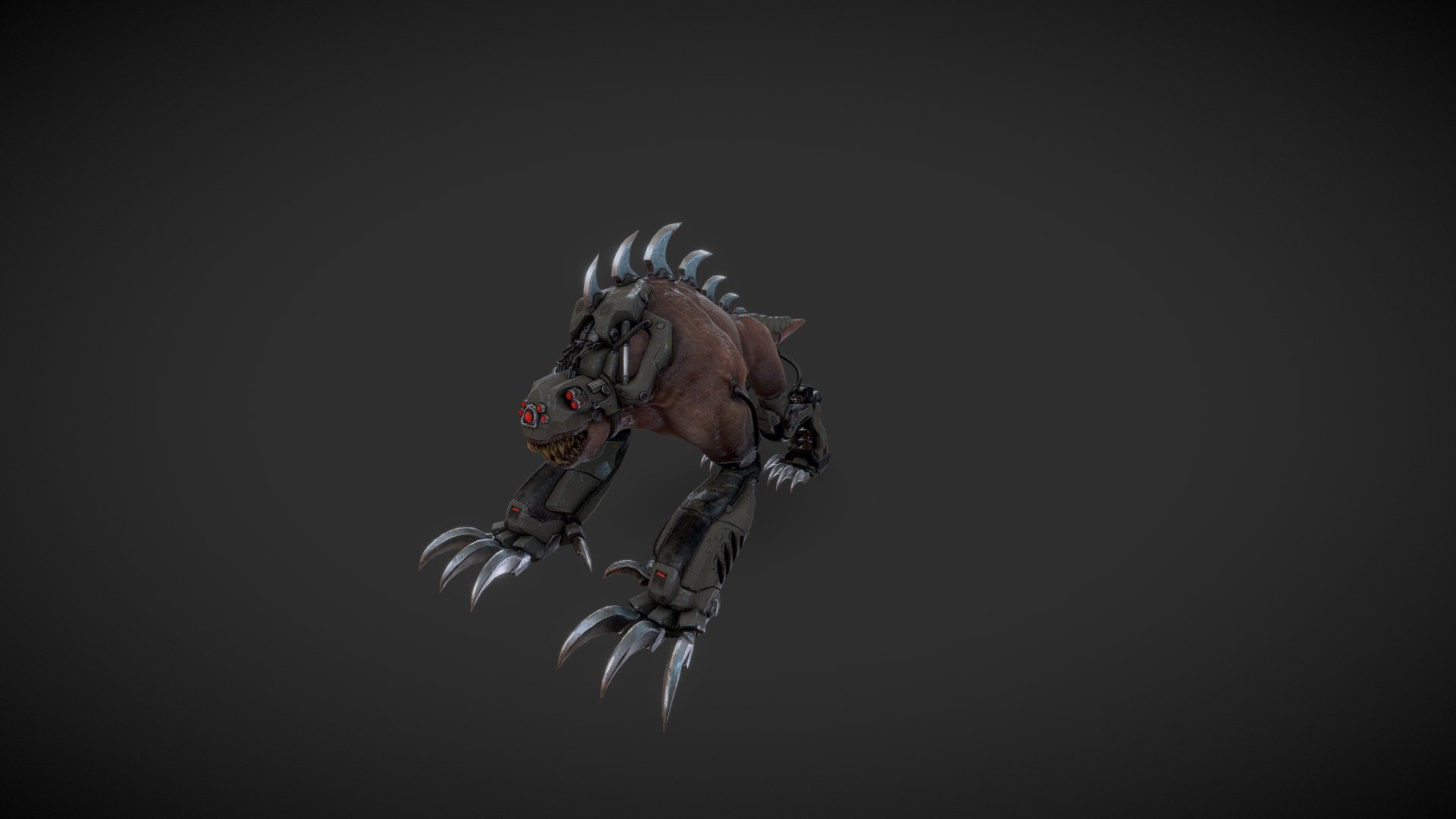 Death Carnival Enemy: Face Mauler - 3D model by Casey Sharer (Apoc ...