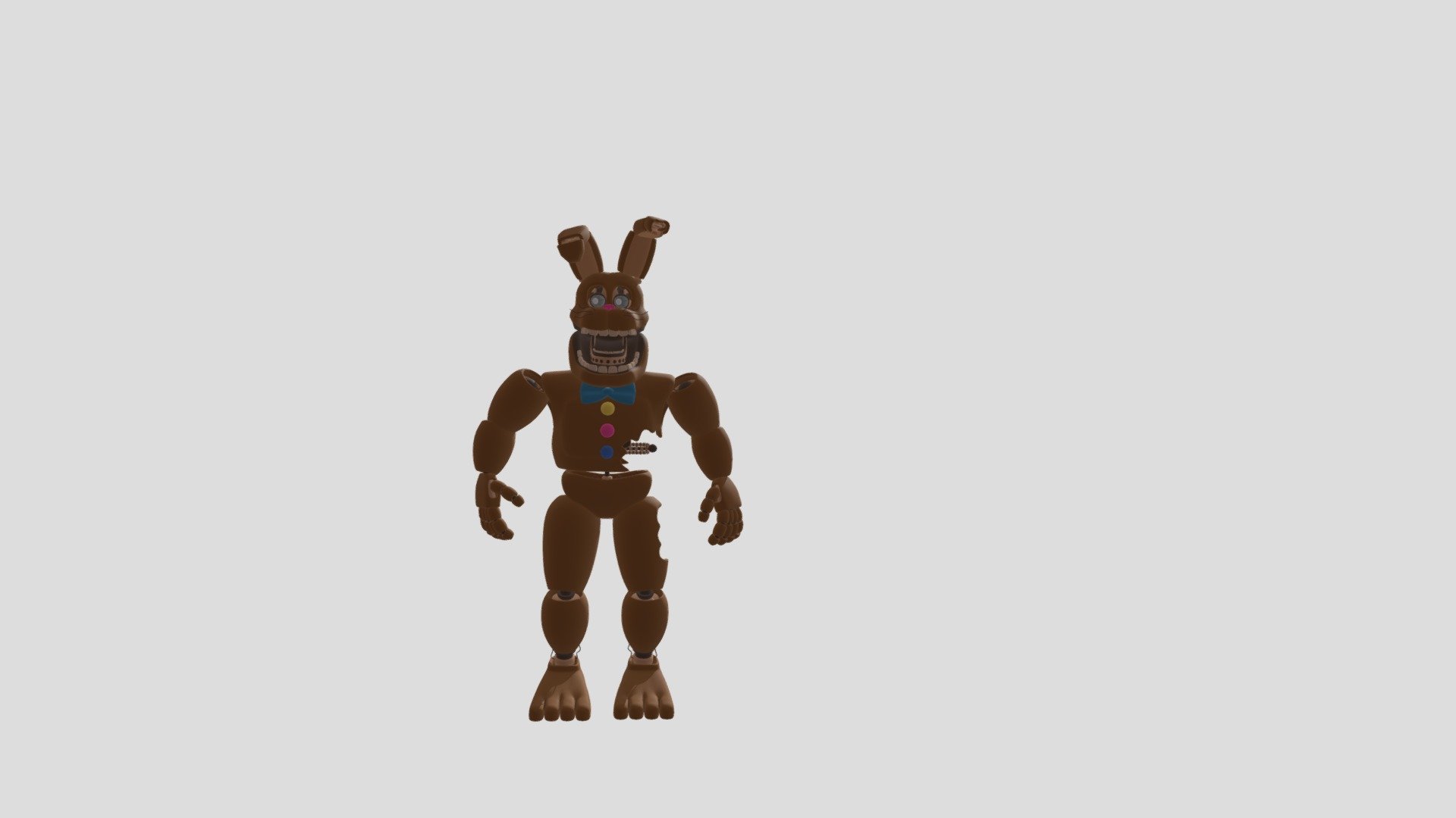 Unnightmare Chocolate Bonnie - Download Free 3D model by dwall8611 ...