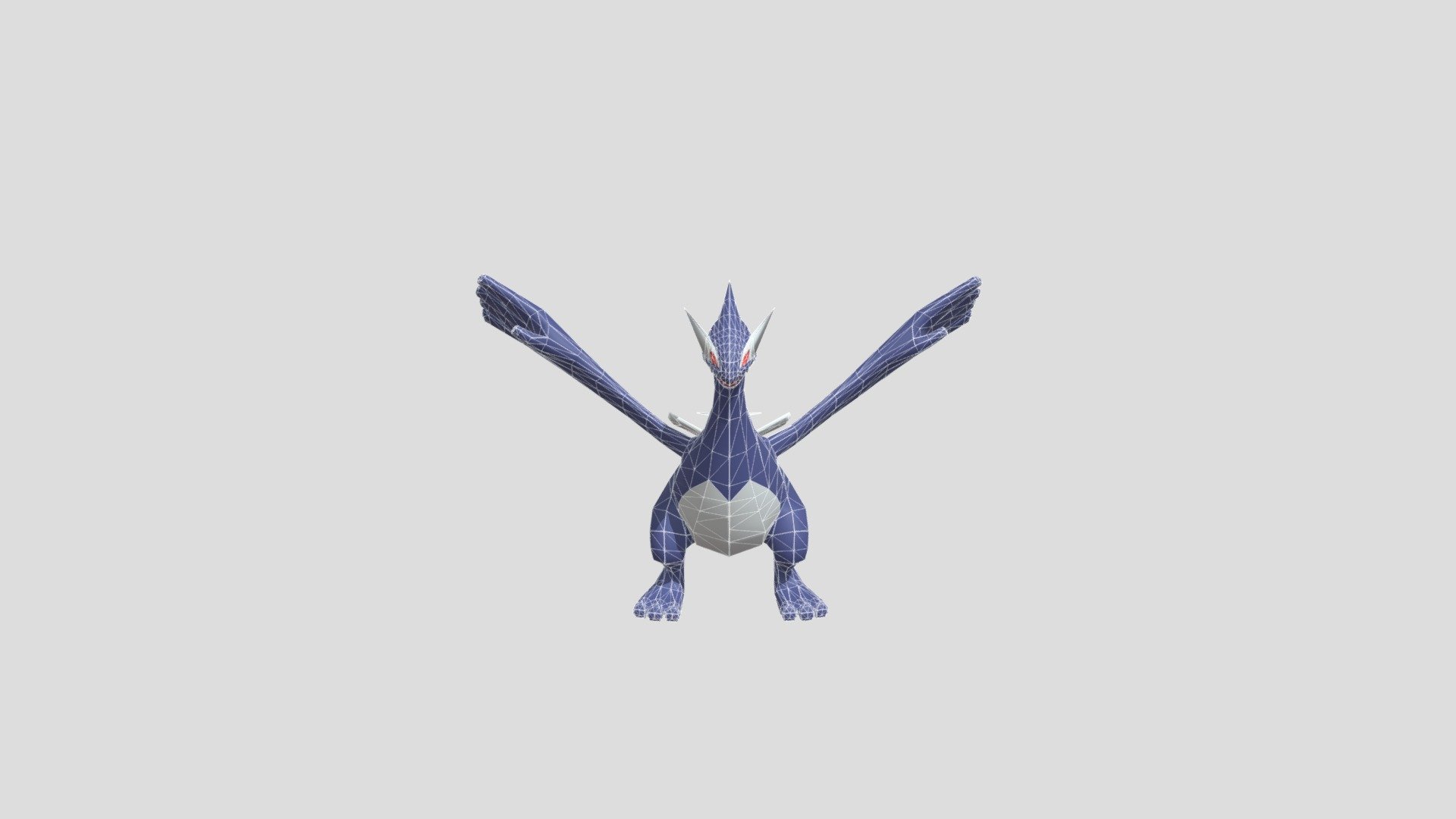 Shadow Lugia - 3D model by favade1800 [2ee3c0f] - Sketchfab