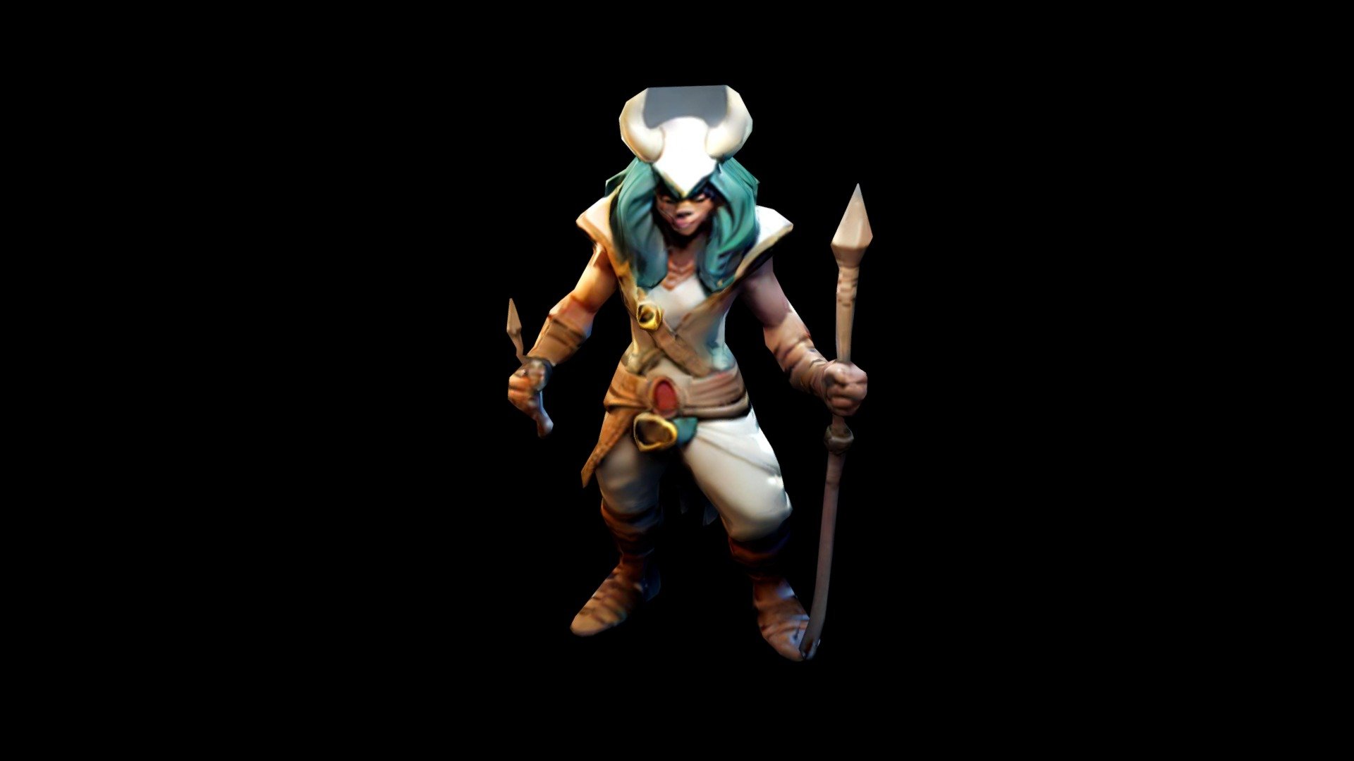 【Image】A striking character illustration of a fe - Download Free 3D ...