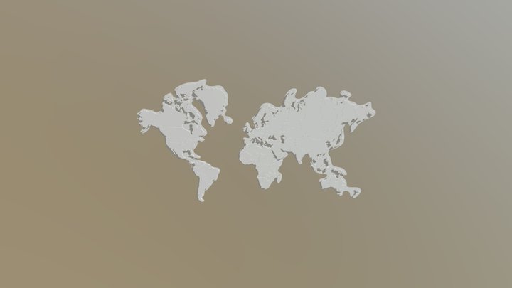 Worldmap 3D models - Sketchfab