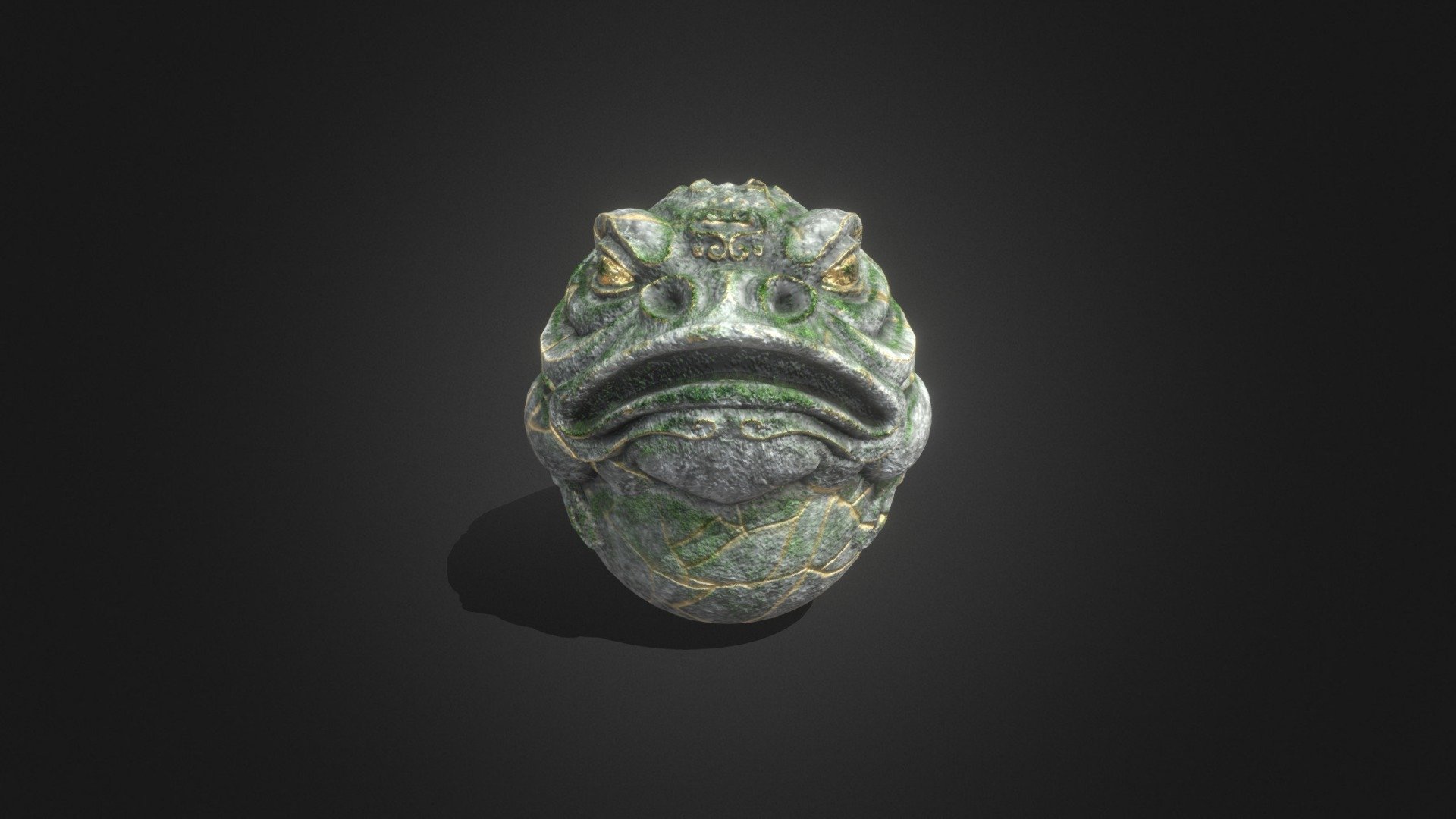 Gold Toad Idol - 3D model by StaciaHoneyArt (@StasiaHoneyArt) [2ee657d ...