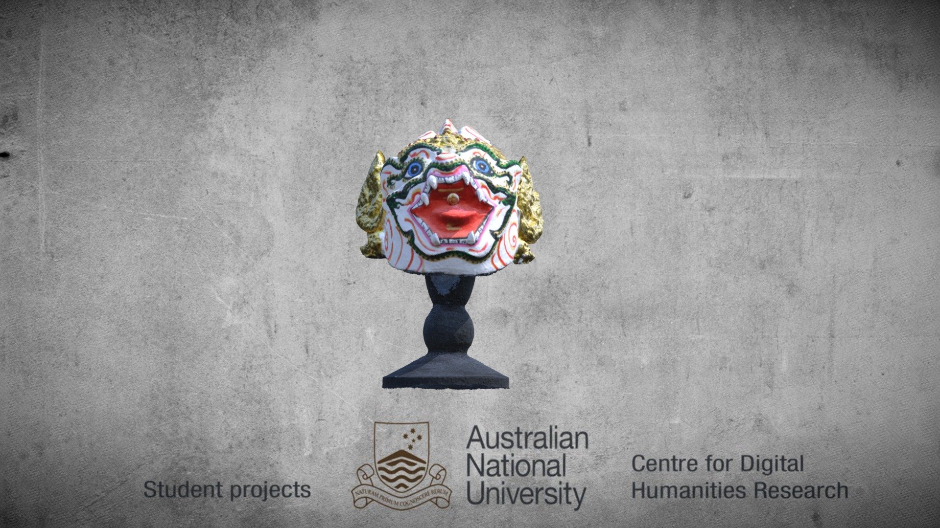 Hanuman Thai Classical Dance Mask - 3D model by Digital Humanities ...