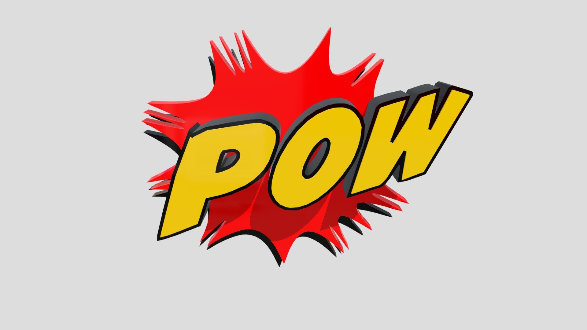 Wxport File 3 Pow Text - Download Free 3D model by Spark Studio ...