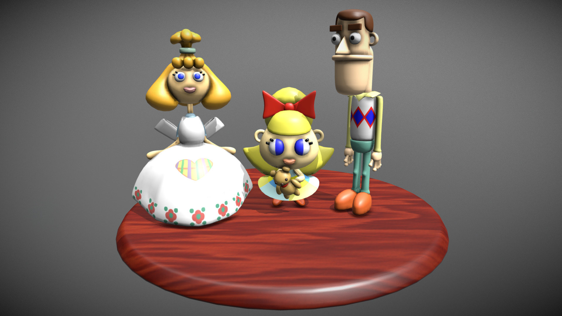 Moon character_14 - 3D model by GEKIMURA [2ee8540] - Sketchfab