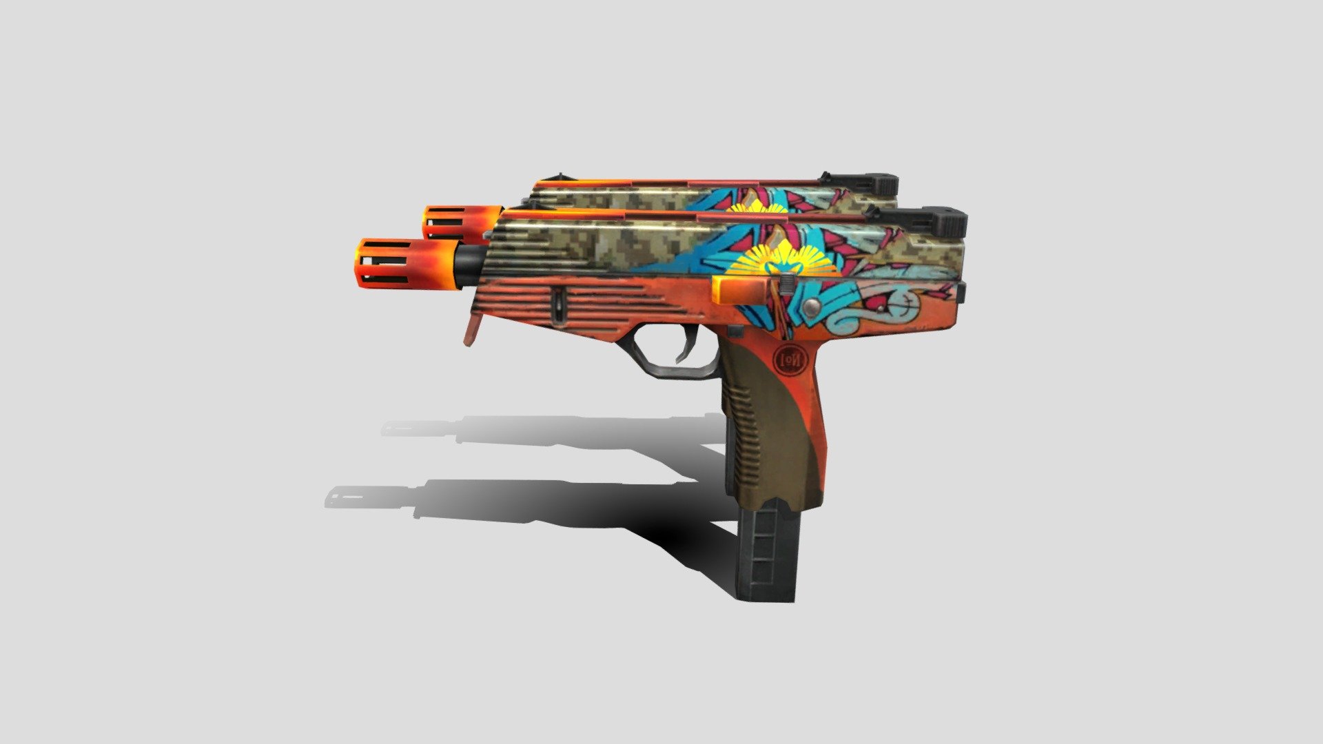 Dou_tmp_pistol - 3D model by Long Nguyễn (@LongNguyen89) [2ee8fe9] - Sketchfab