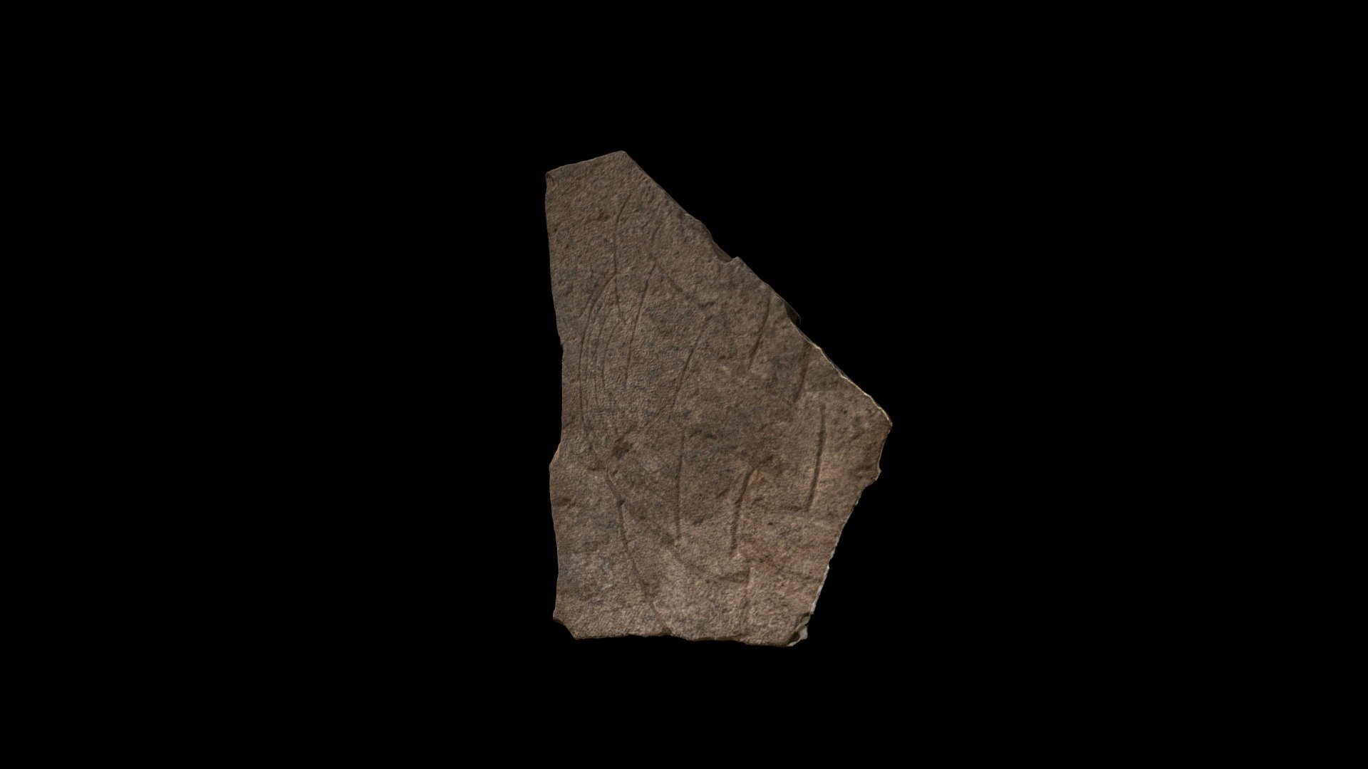 Peel Castle Cross Slab (Manx Cross 195) - 3D model by ...