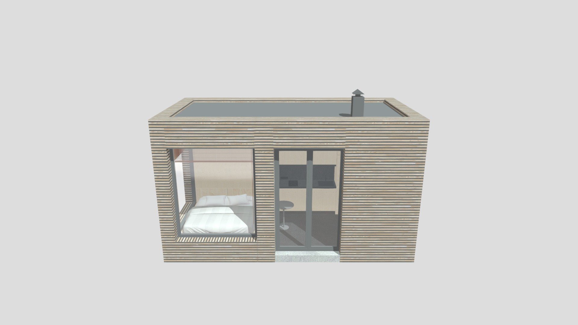 Guest_House_v1 - 3D model by ArtDimka [2eeab66] - Sketchfab