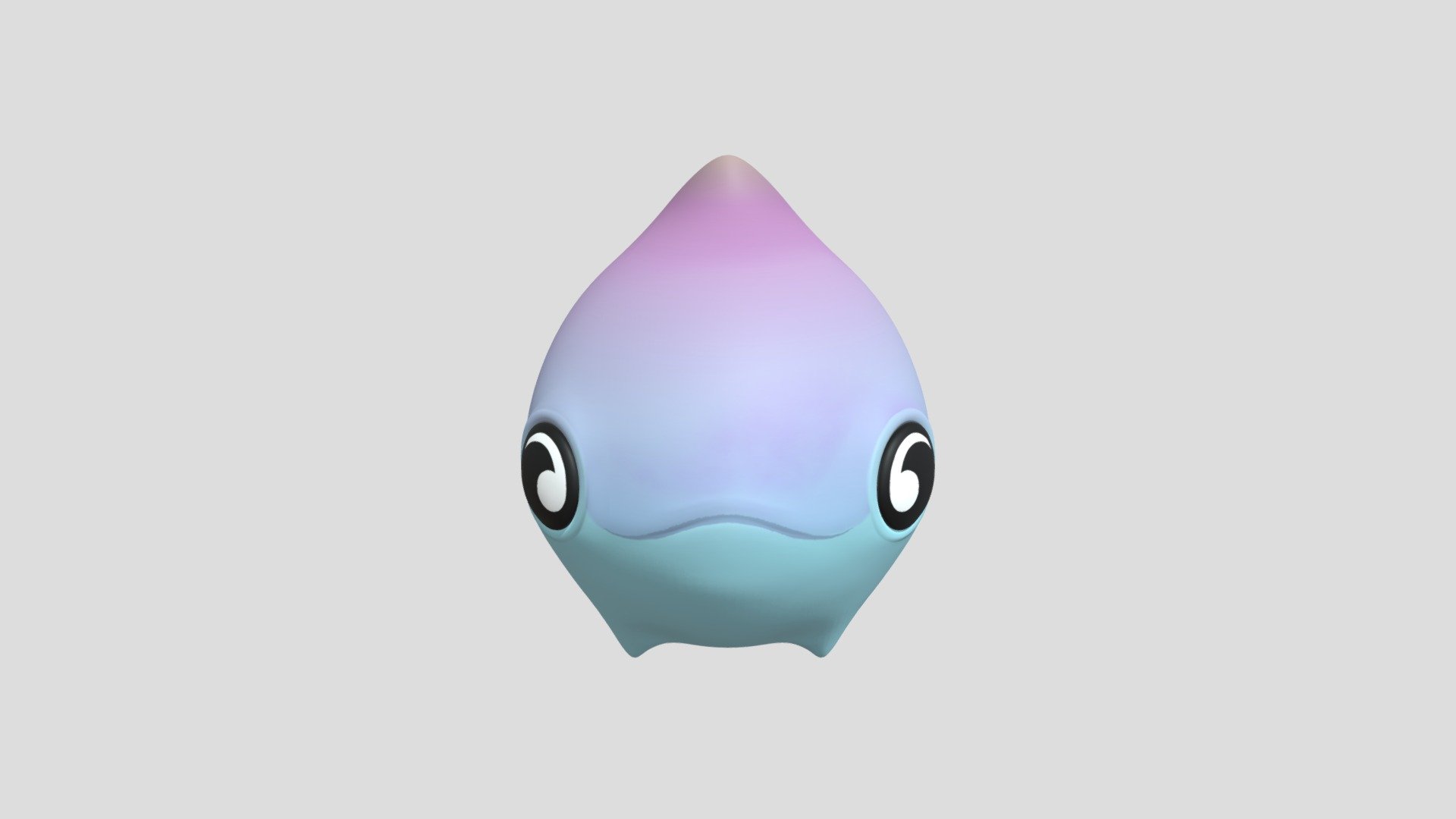 Little Blue Blob - 3D model by goelenlisa [2eead53] - Sketchfab
