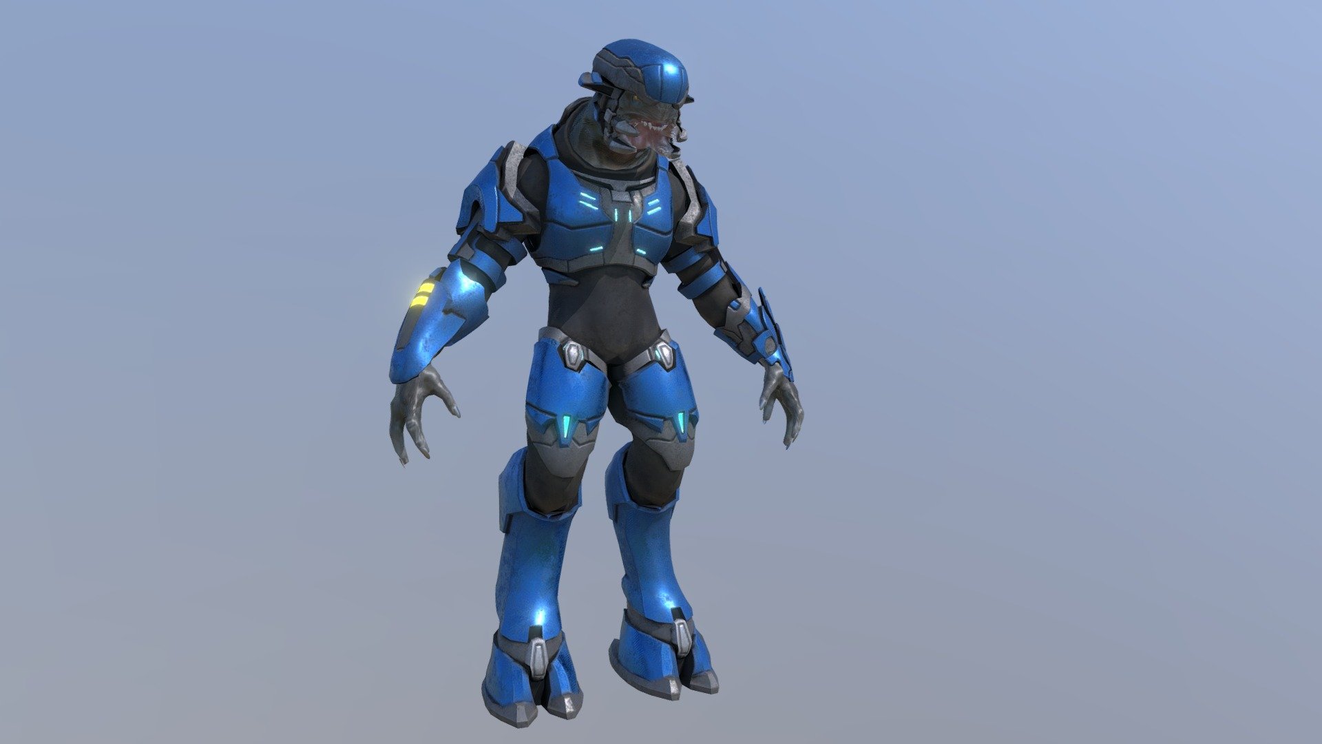 Halo fangame elite soldier - 3D model by guillaume bolis (@guillaume ...