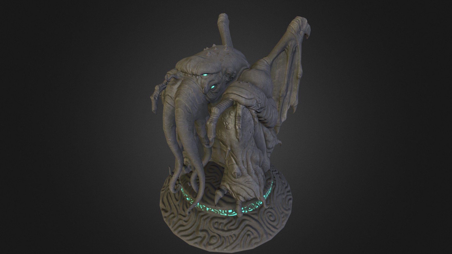 Cthulhu Idol - 3D model by danielraylewisart [2eec64d] - Sketchfab