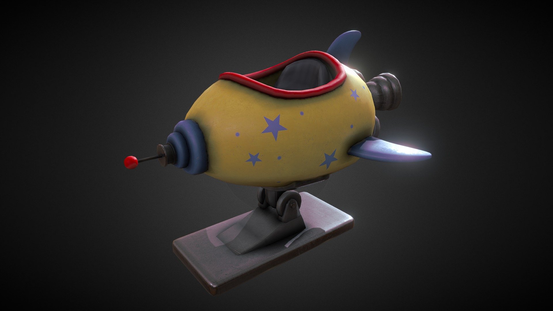space rocket - 3D model by Lea_villeneuve [2eeeac4] - Sketchfab