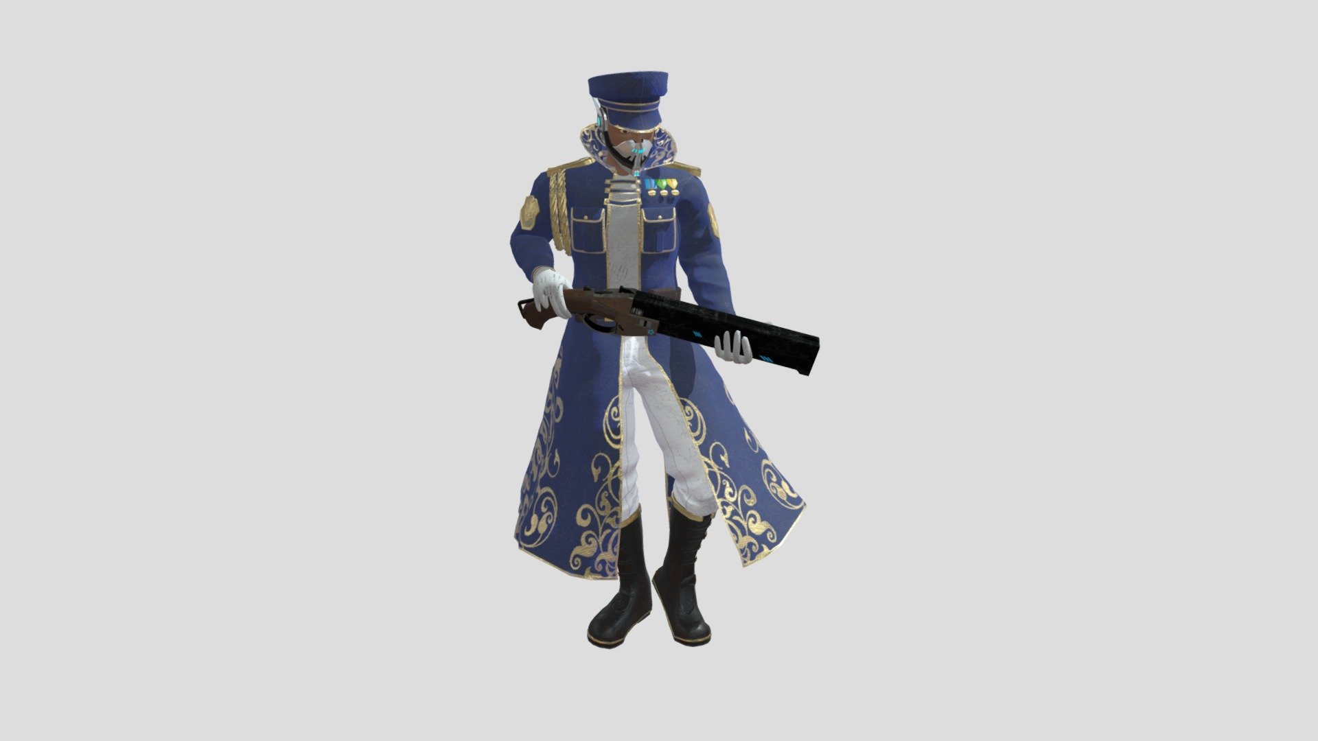 General Cyborg - 3D model by CitrusTyler [2eef027] - Sketchfab