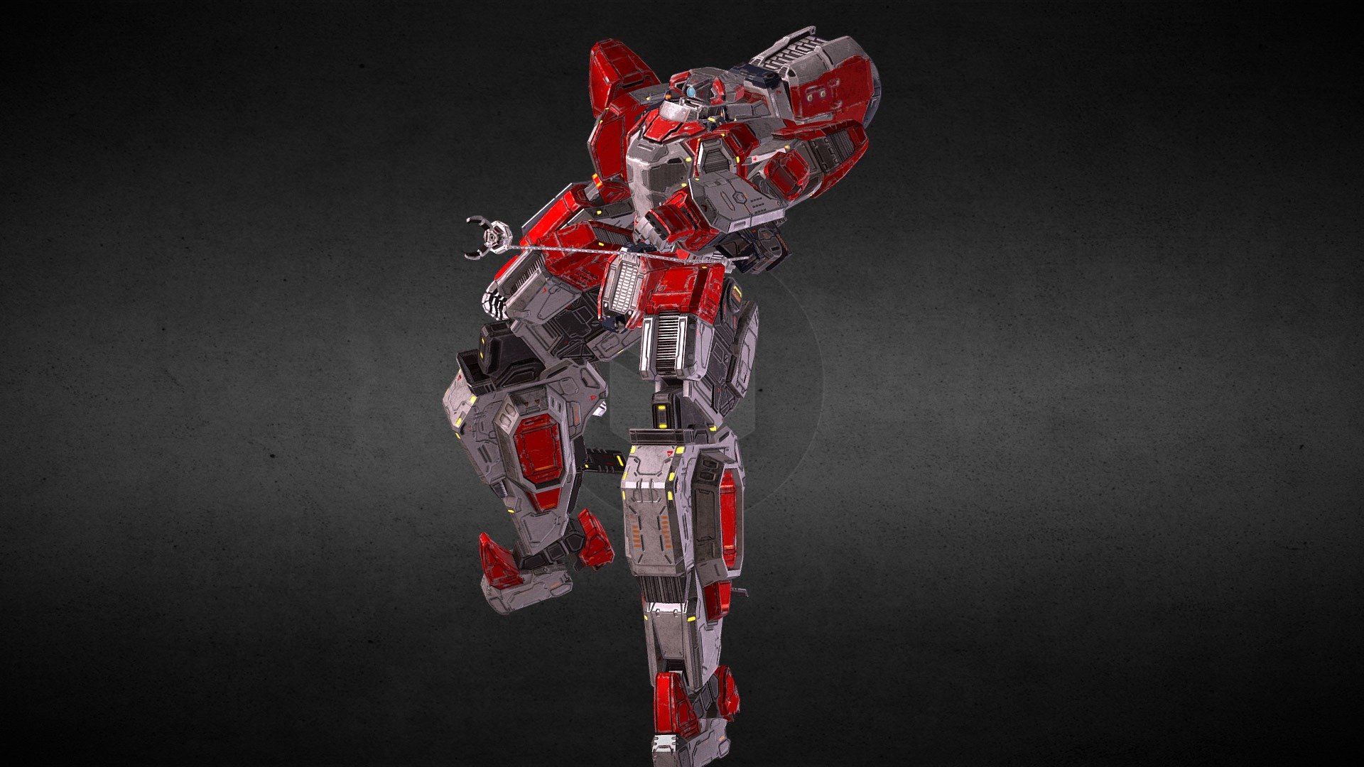 My Original Space Robot - 3D model by Hikiniku-pan76 [2eefb07] - Sketchfab