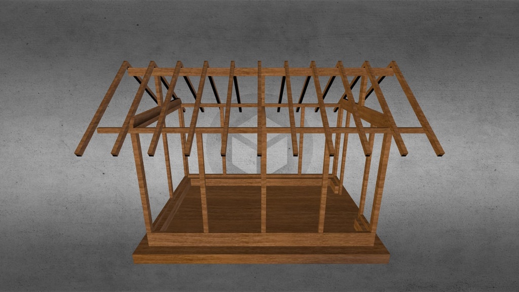 Cabane1 - 3D model by lasaucisse [2ef3bec] - Sketchfab