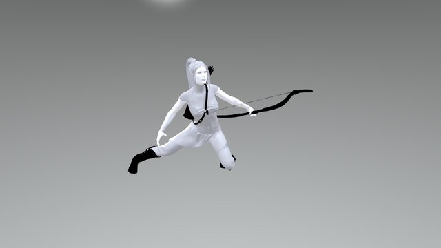 Crouched 3D models - Sketchfab