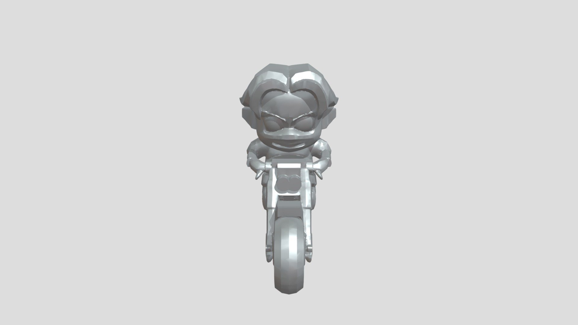 cartoon man riding a motorcycle - 3D model by laoweijian62 [2ef63b0 ...