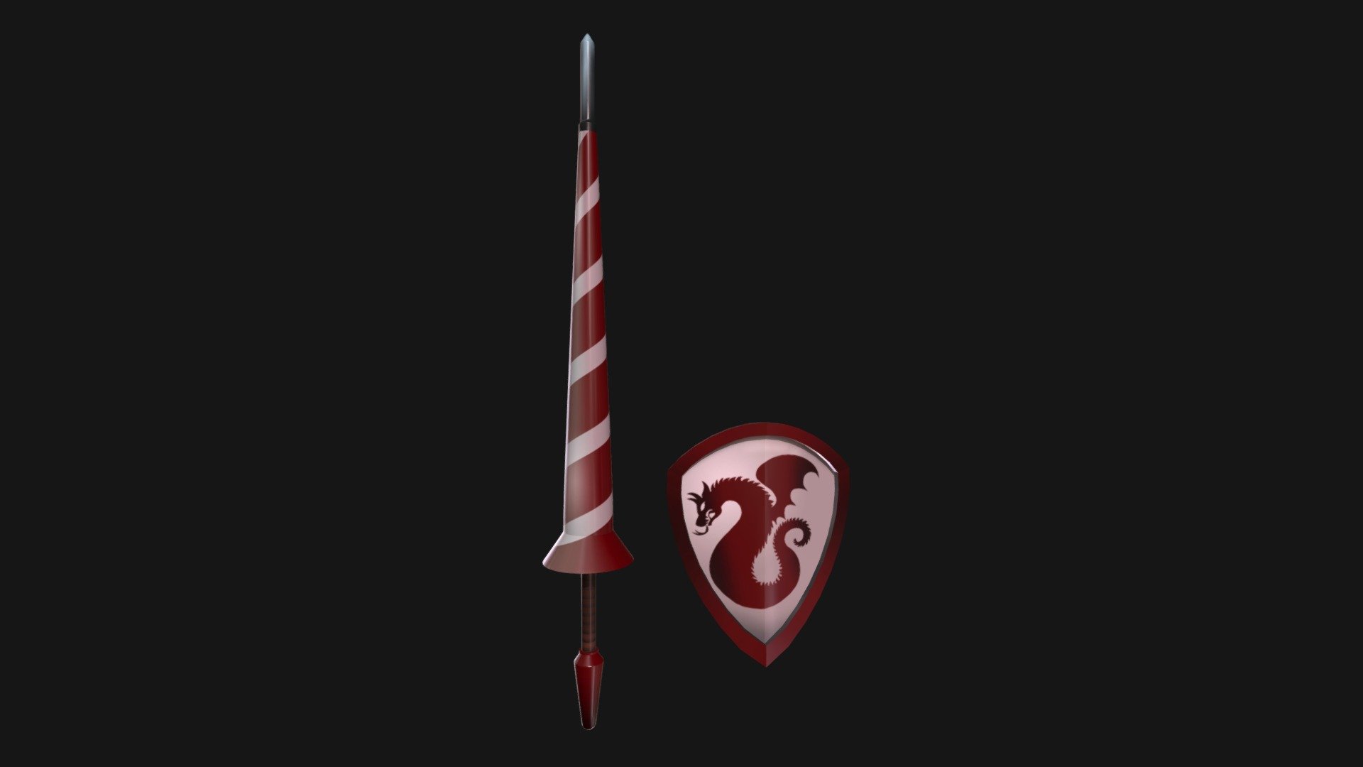 Red -lance - Download Free 3D model by Okayest [2ef6e7e] - Sketchfab
