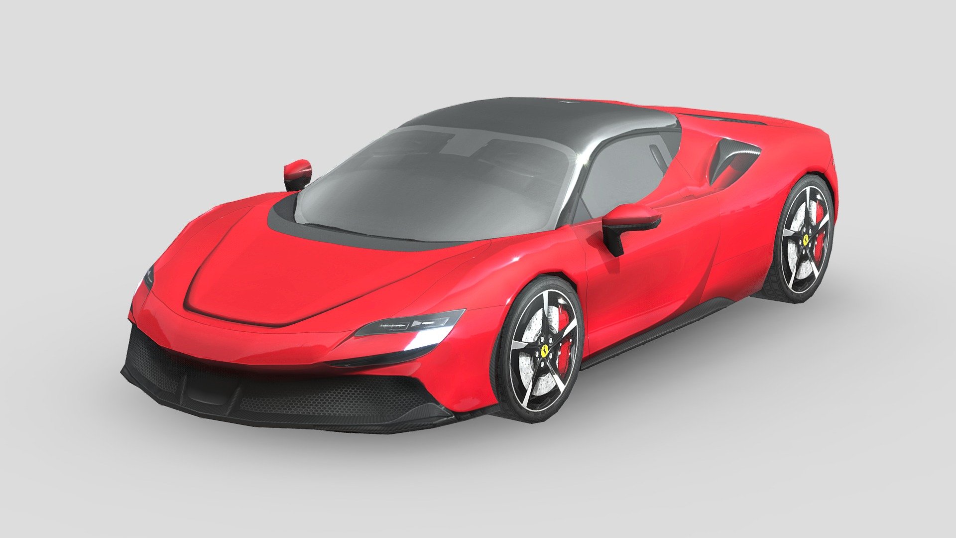 Ferrari SF90 Stradale - Buy Royalty Free 3D model by slowpoly [2ef7f8d ...
