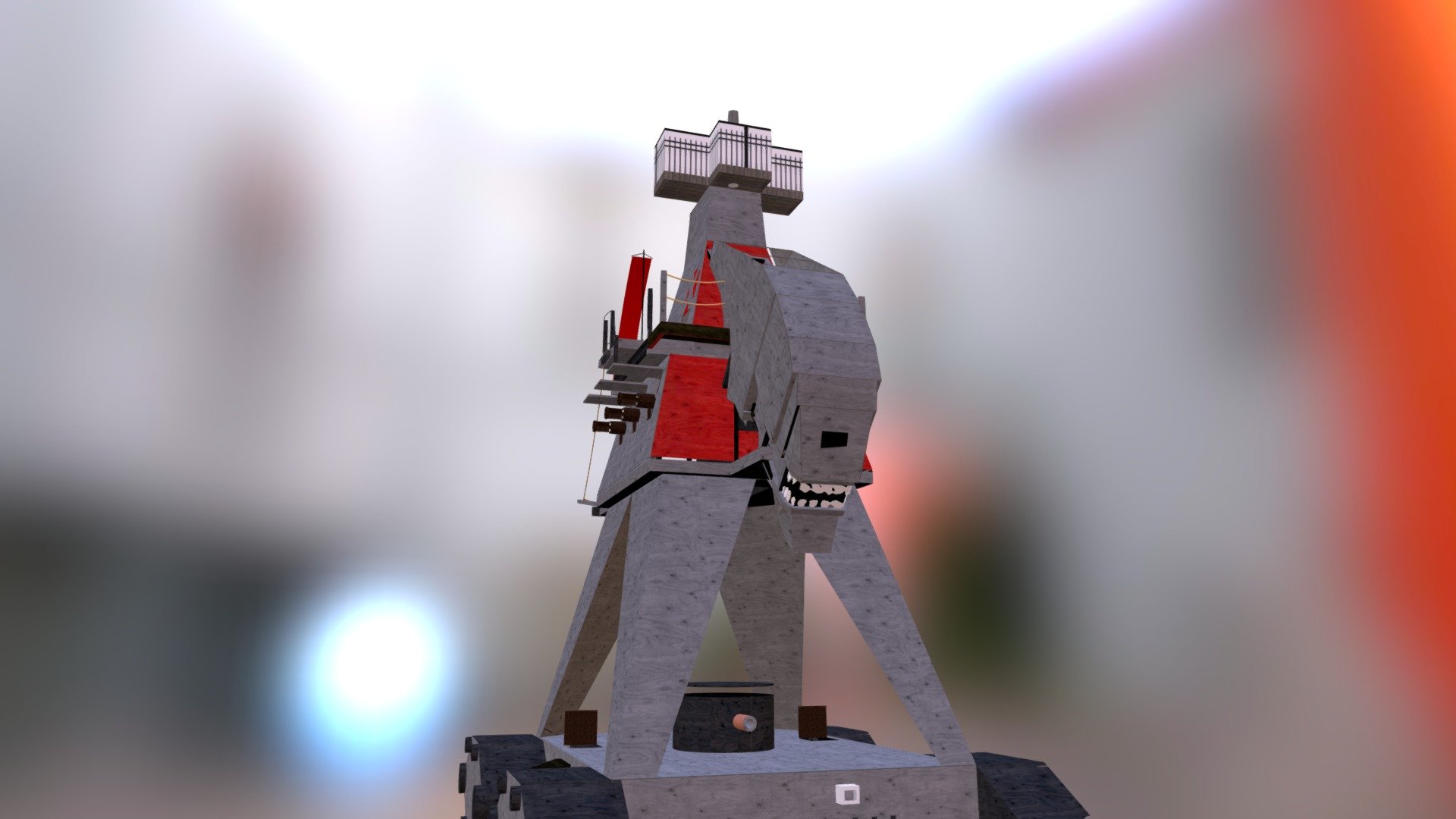 The Alien Siege Machine - 3D model by chiefdanfox [2ef9e1a] - Sketchfab