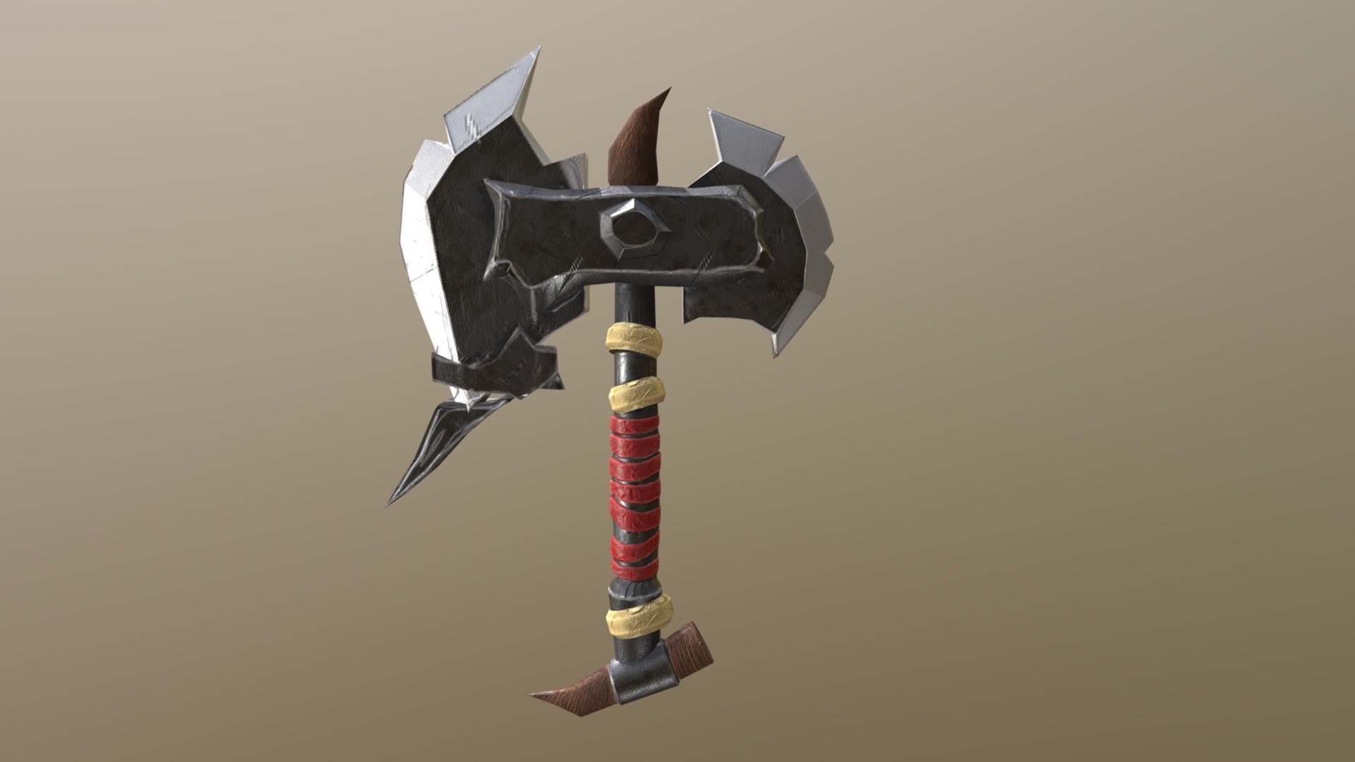 AXE LOWPOLY - 3D model by CHETAN REDDY (@chetanreddy) [2efb3d2] - Sketchfab