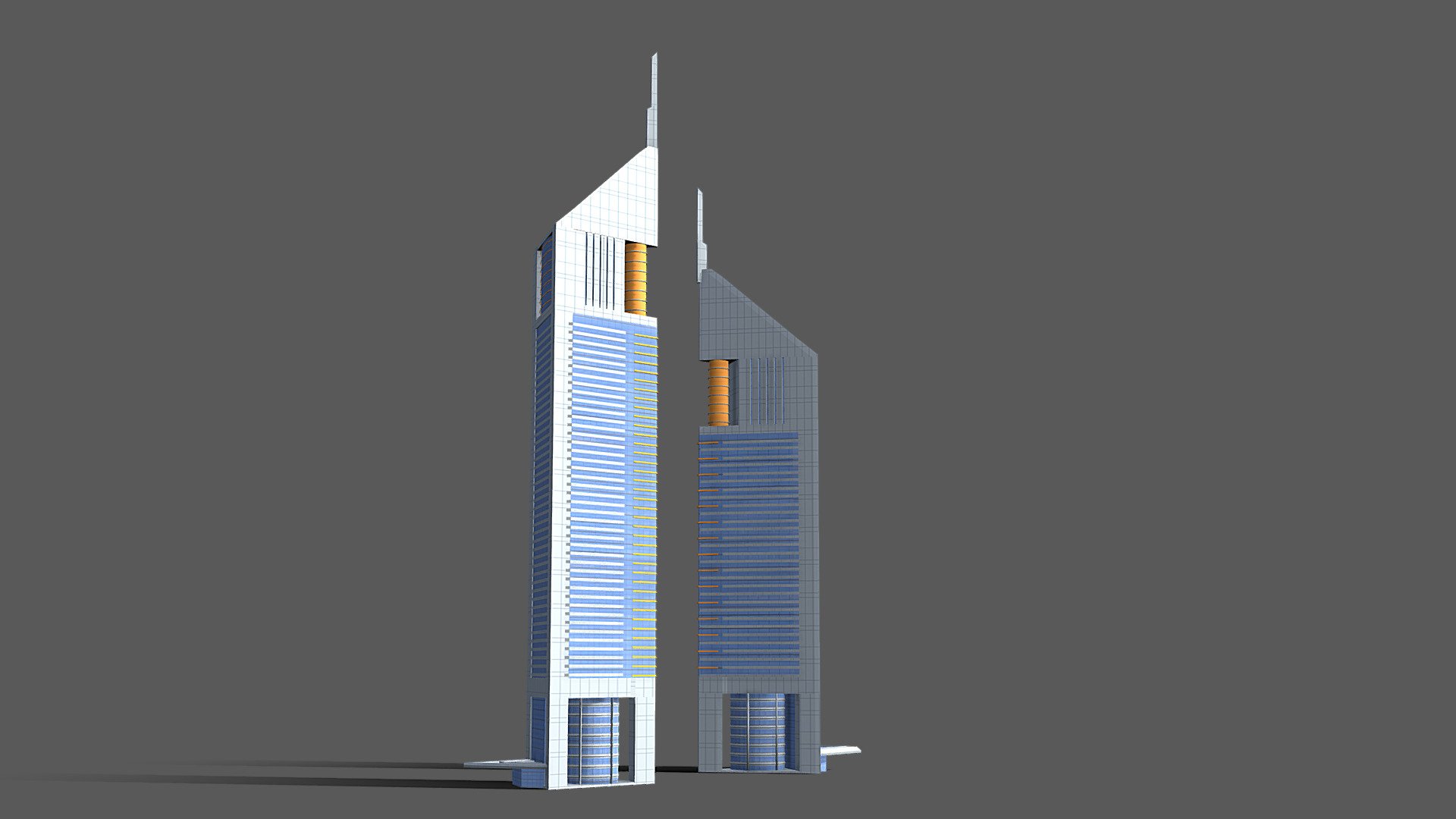 Jumeirah Emirates Towers - Dubai - Buy Royalty Free 3D model by 1Quad ...