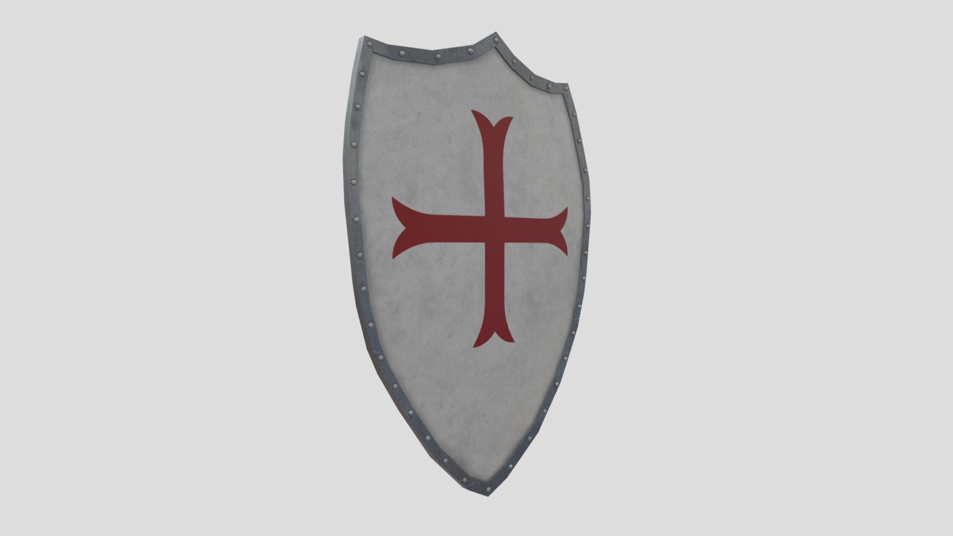 Templar Shield - Download Free 3D model by Silver Shield ...
