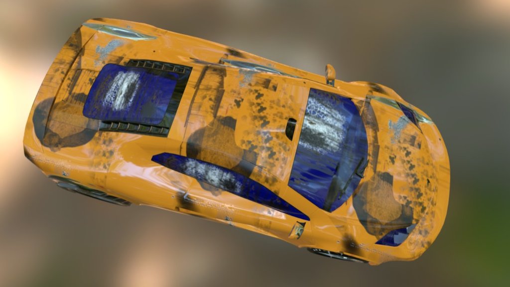Dirty Car - 3D model by Sir Andrew (@sirandrew) [2f0041f] - Sketchfab