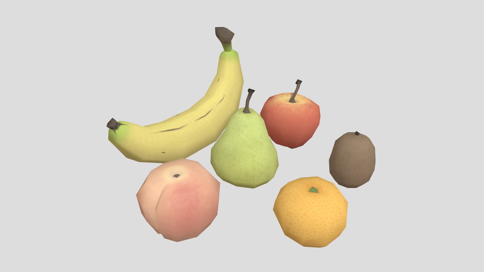 Collection of Fruits - 3D model by Johan Hoof (@JohanHoof) [2f06f9c ...