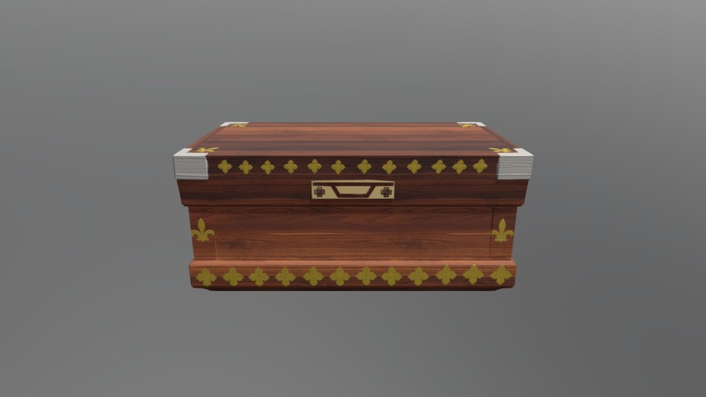 Medieval wood King Box - 3D model by Neophyt.xxx [2f08097] - Sketchfab