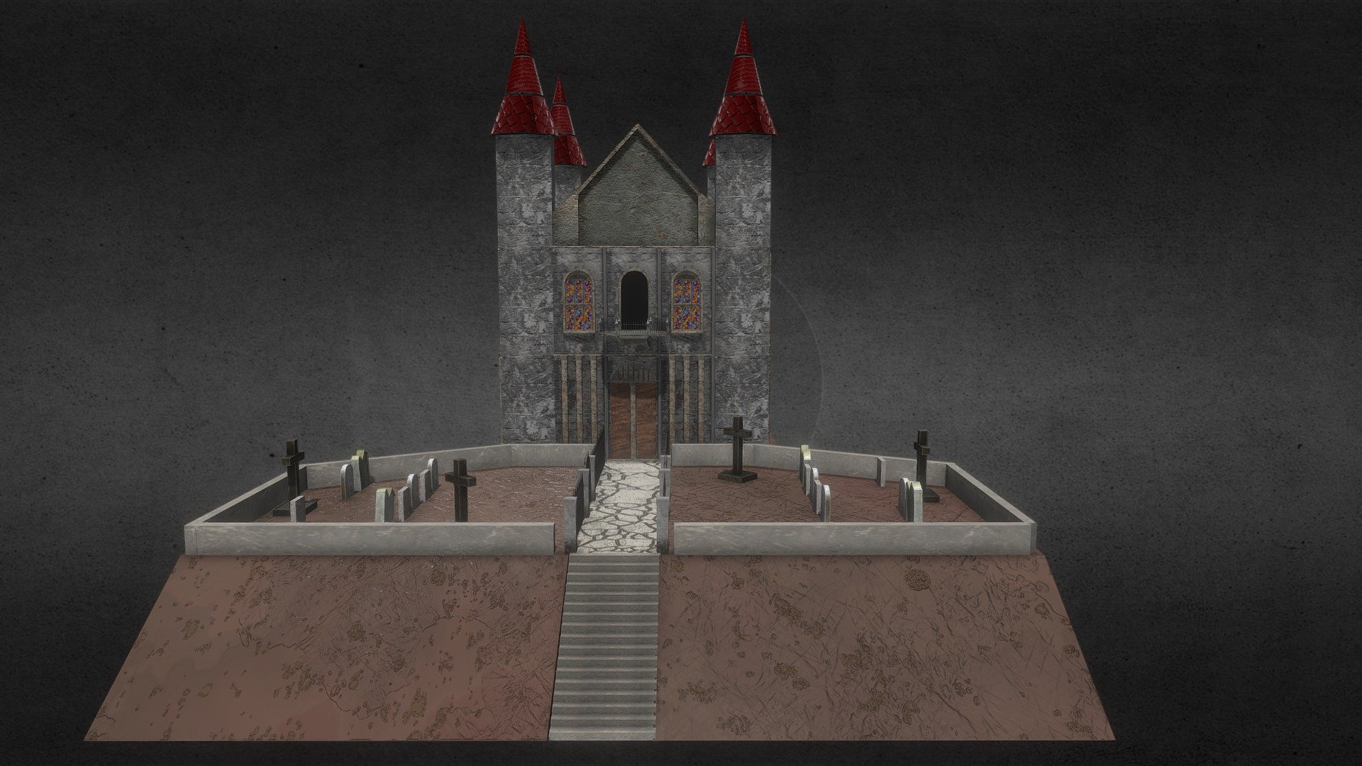 Bloodborne-themed Cathedral - 3D model by louisolivier [2f0896d ...
