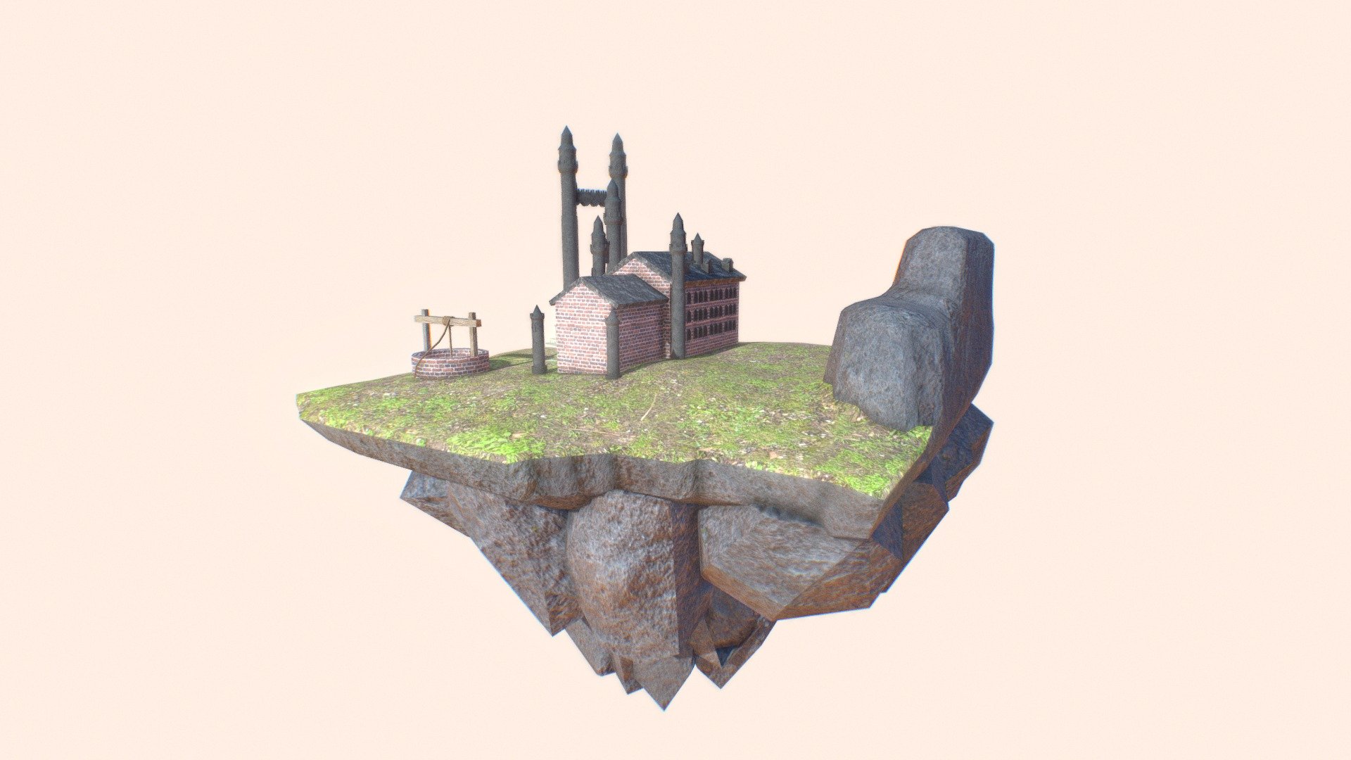 Floating Land - Download Free 3D model by TanishaBerry [2f0964a ...