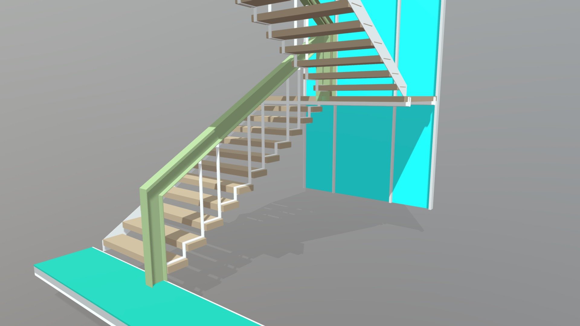 Stair Model - Sunwest TNAH 2025 - 3D model by JD Stairs (@Jkwebster14) [2f096e8] - Sketchfab