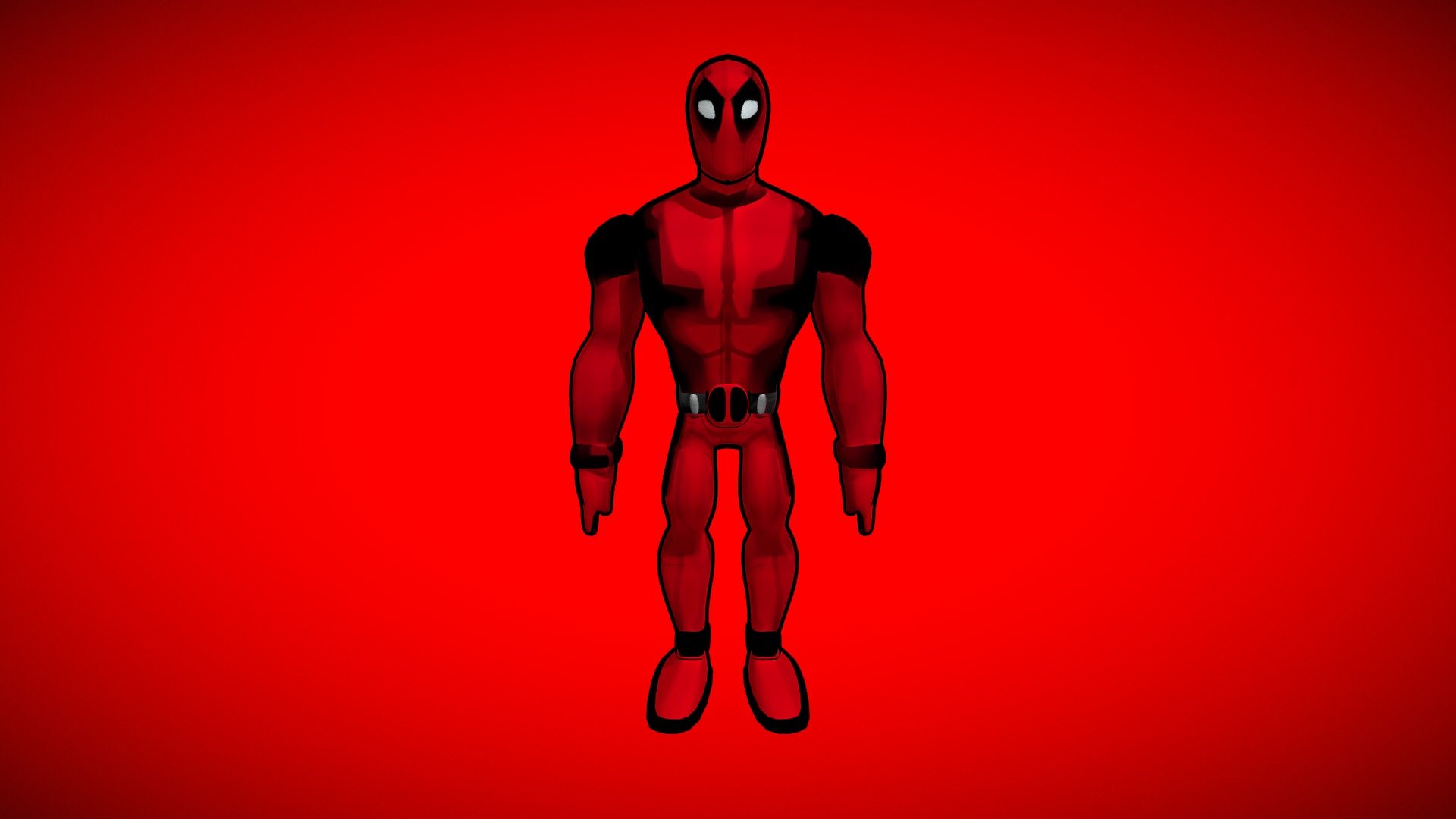 DEADPOOL OUTLINE - Download Free 3D model by Sapx (@sapxBlend) [2f09af1 ...