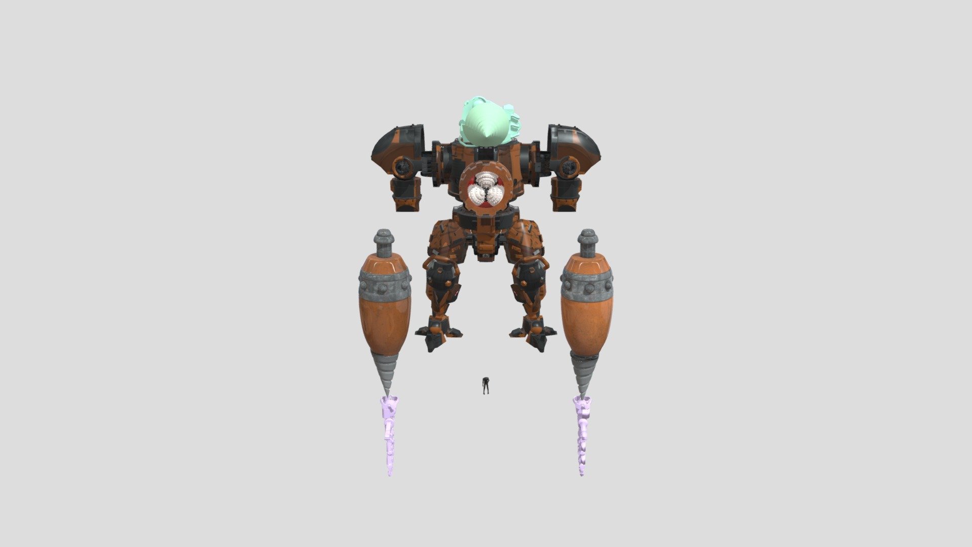 Titan Drillman Textured - Download Free 3D model by ASP ...