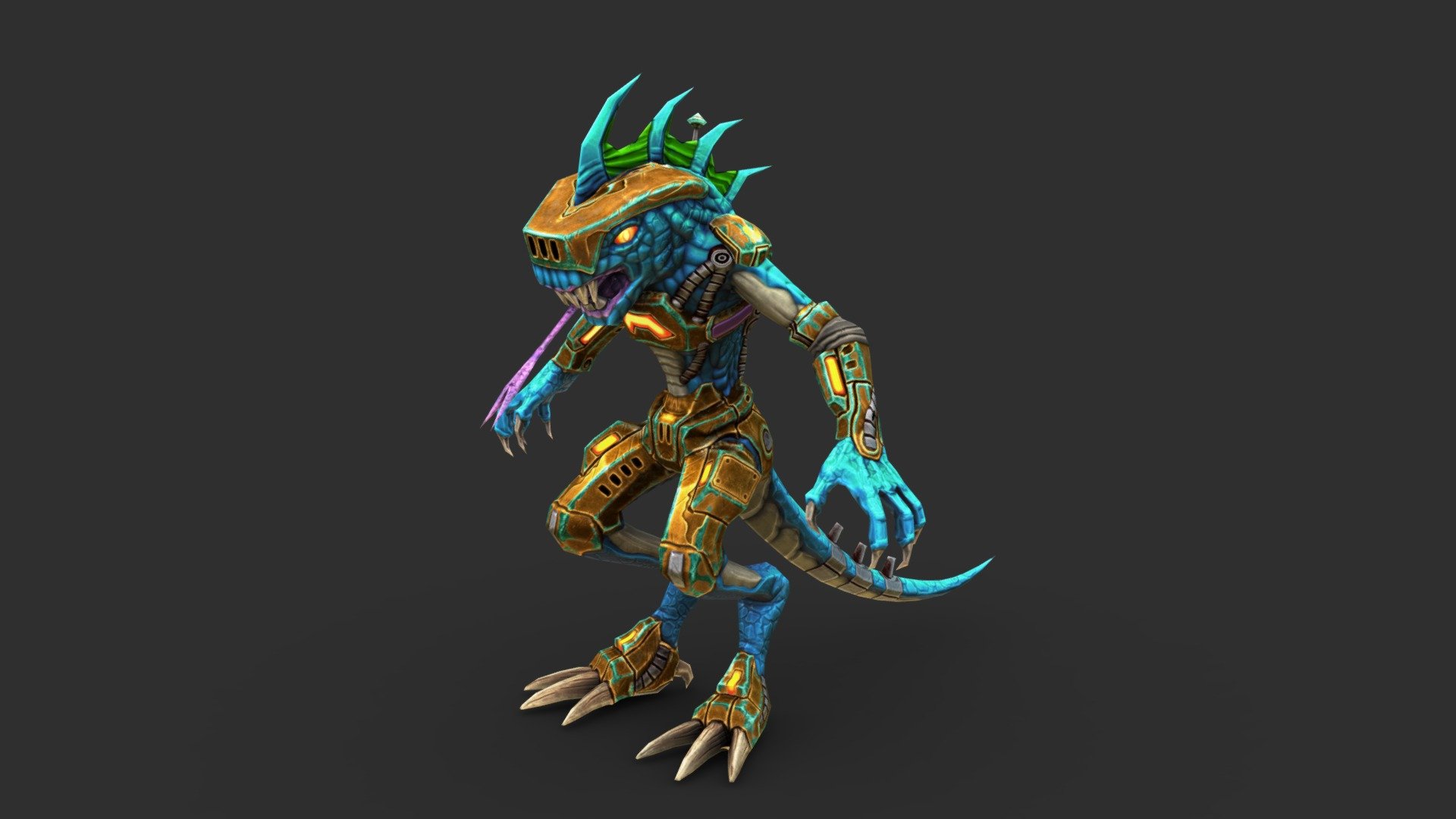 lizzard_Engineer_01 - 3D model by CC (@ccsf) [2f0c6aa] - Sketchfab