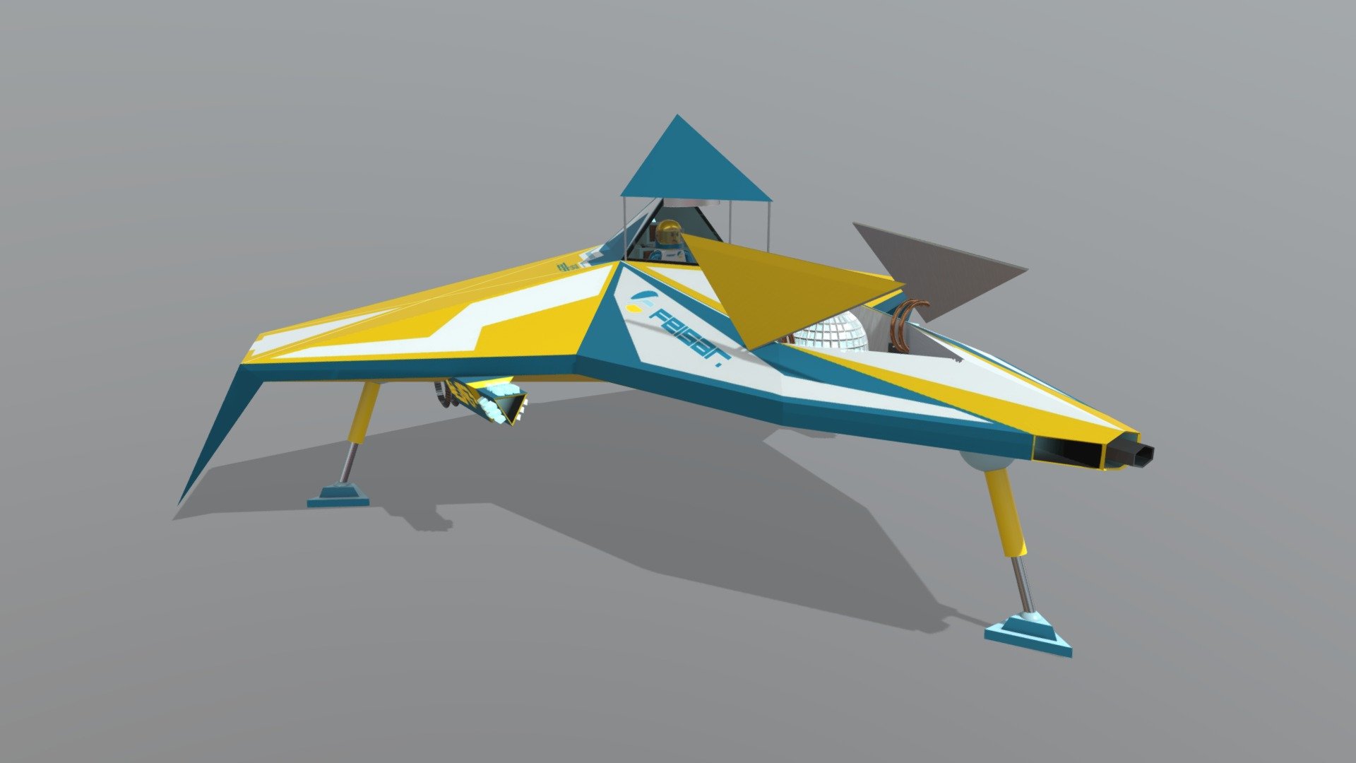 Wipeout racing ship MKI (Fan Made) - 3D model by L3G0 [2f0cd3d] - Sketchfab
