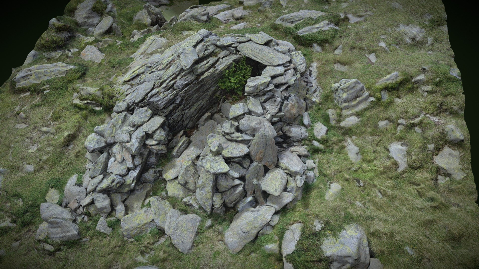 Stone construction - Antholz - Download Free 3D model by archeologya ...