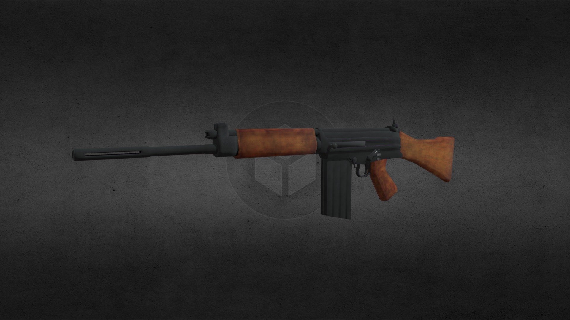 Low Poly Assault Rifle - Download Free 3D model by luacha2000 [2f0f59d ...