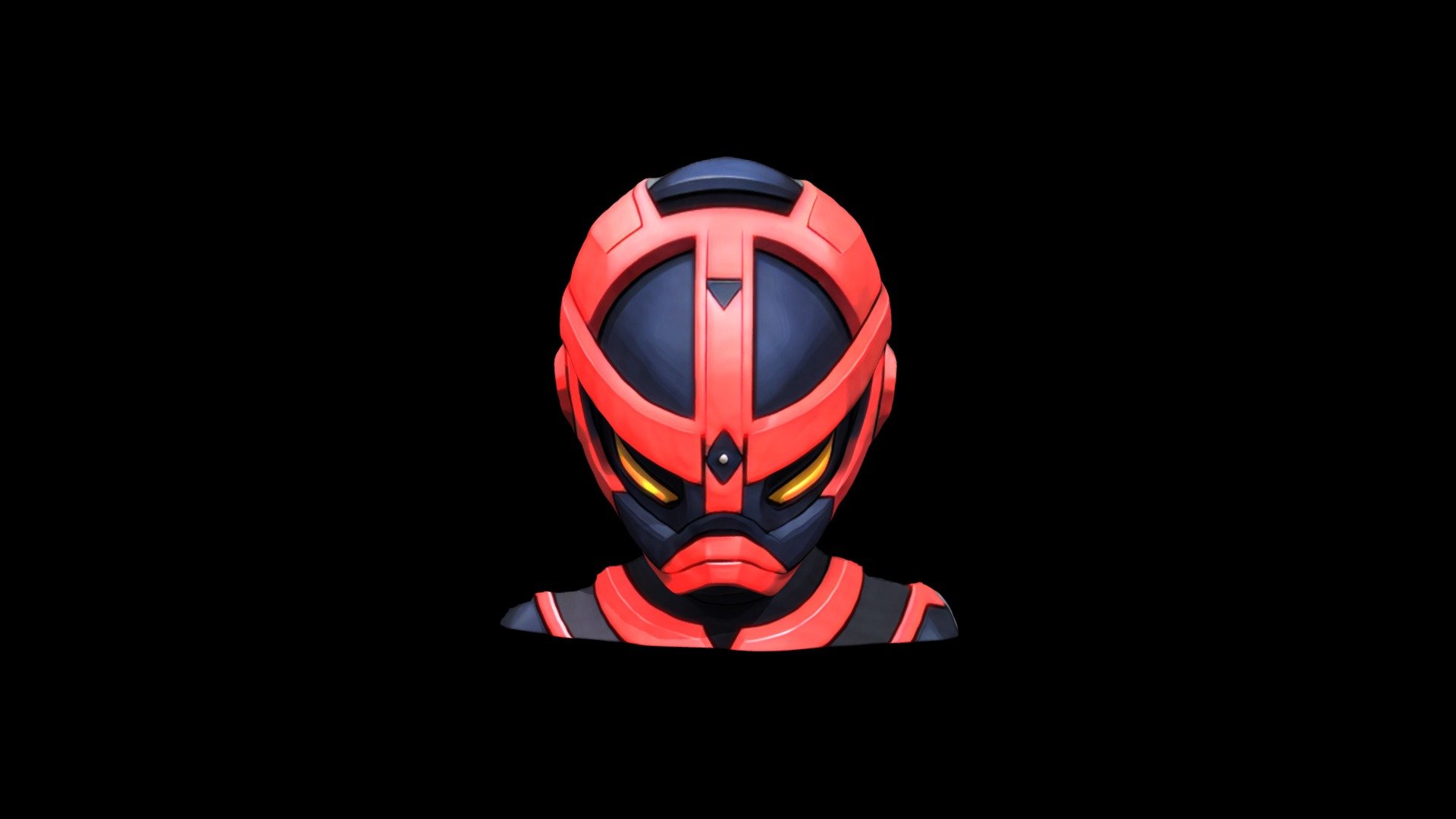 Helmet Mask Robot Cartoon 1497 - Download Free 3D model by klrxyz ...